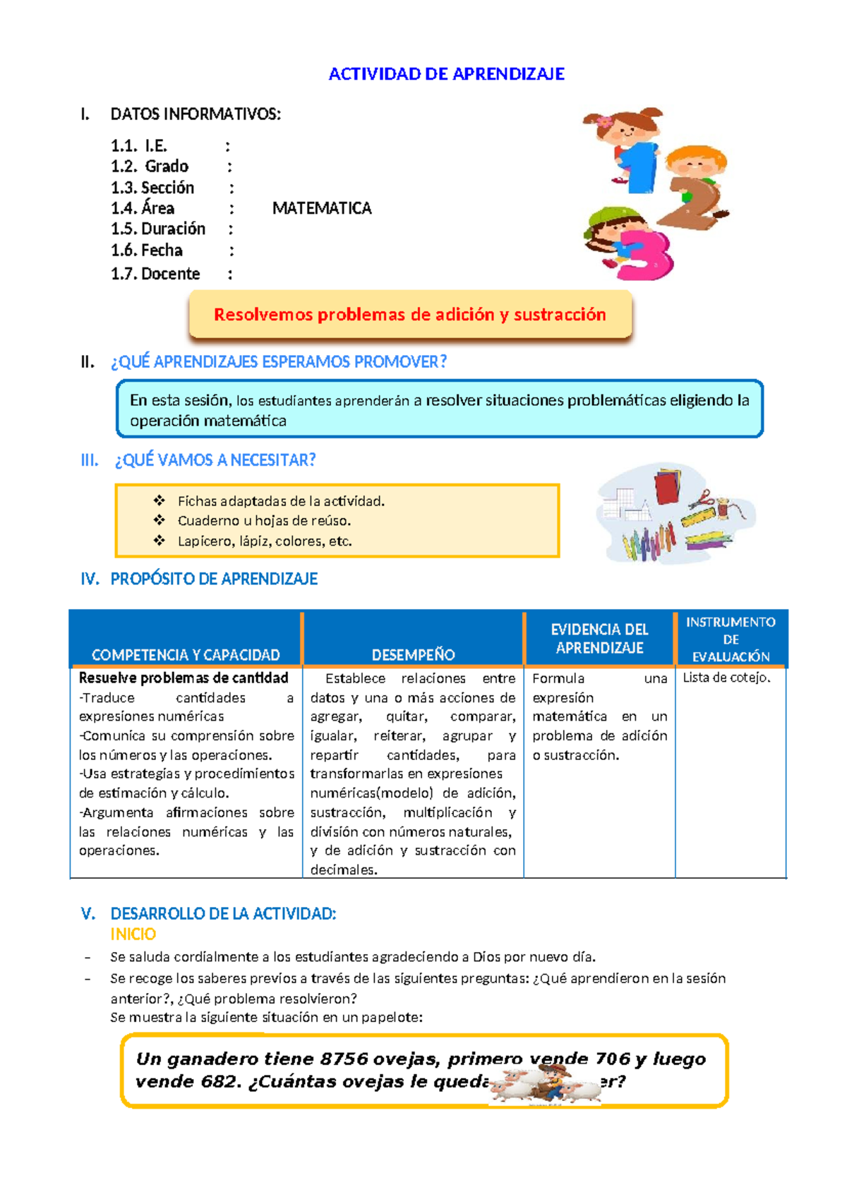 MAT 645946593: Actividad de Aprendizaje - Resolución de Problemas de ...