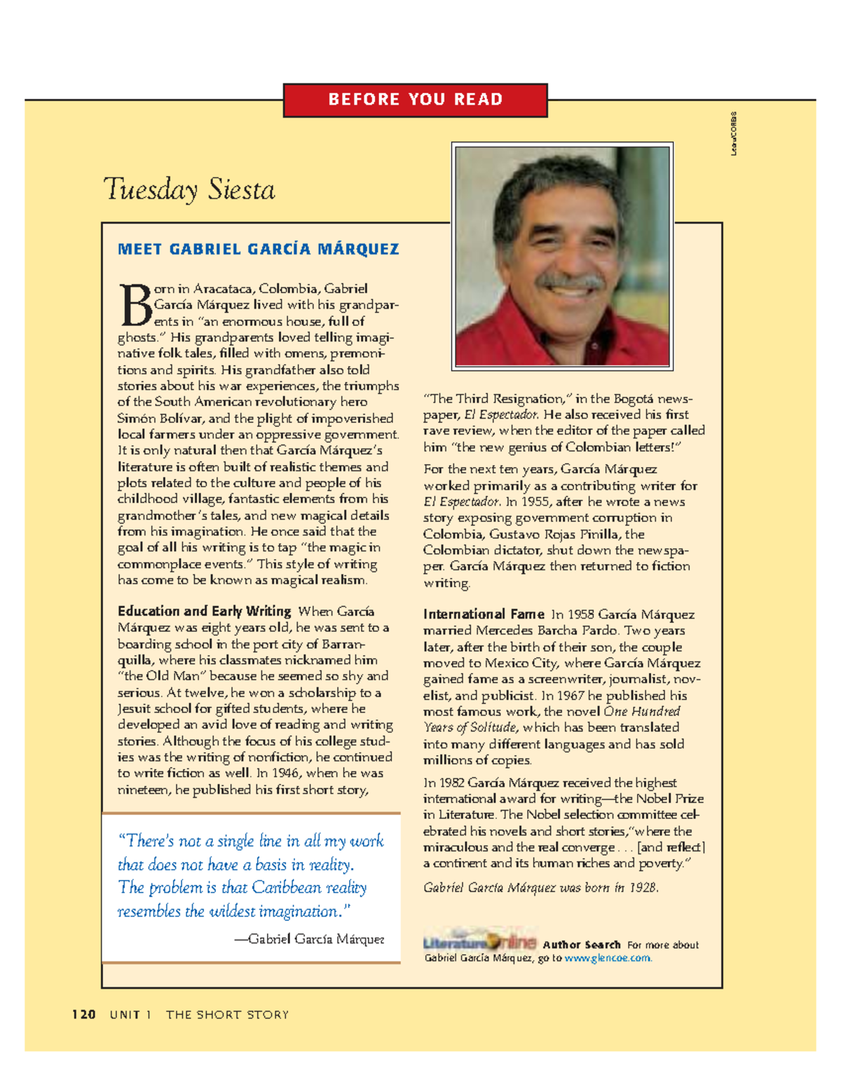 Tuesday Siesta - A Study of Gabriel García Márquez's Themes and Style ...
