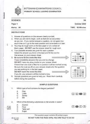 Standard 7 Science - STANDARD 7 THE NATURE OF SCIENCE • Science is the ...
