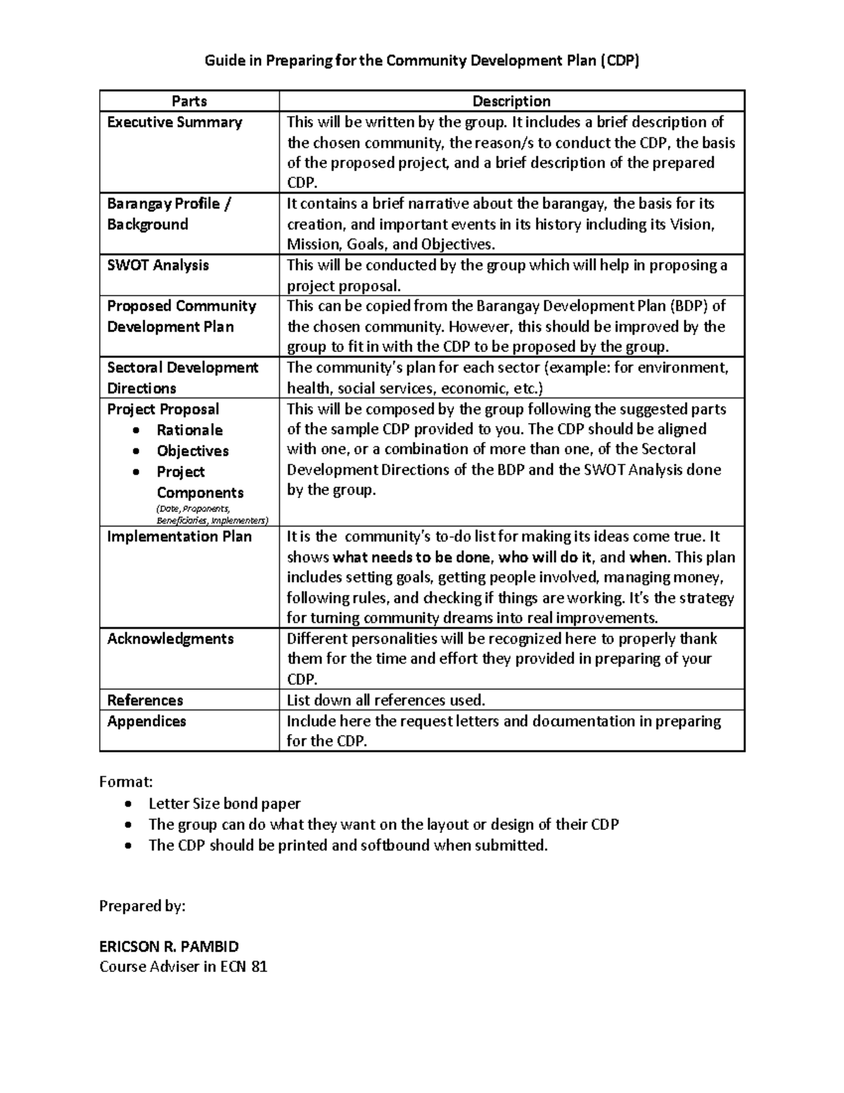 CDP-Guide - Notes - Guide in Preparing for the Community Development ...