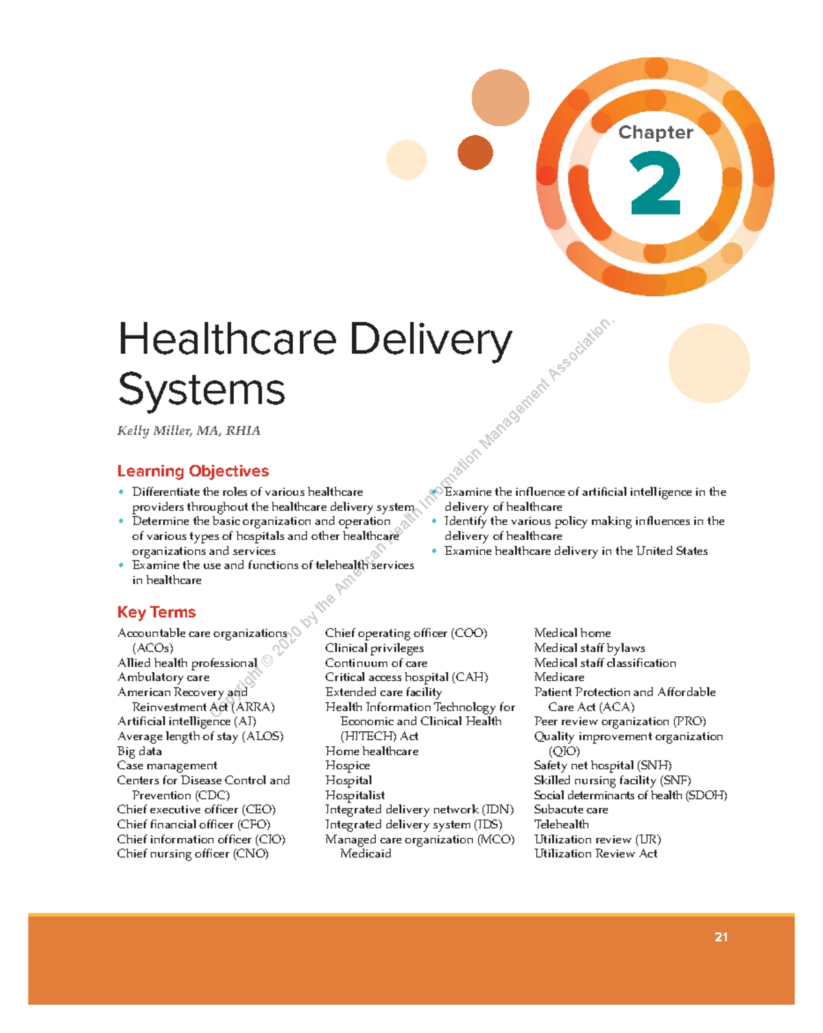 Chapter 2: Healthcare Delivery Systems - The Role of AI and Policy ...