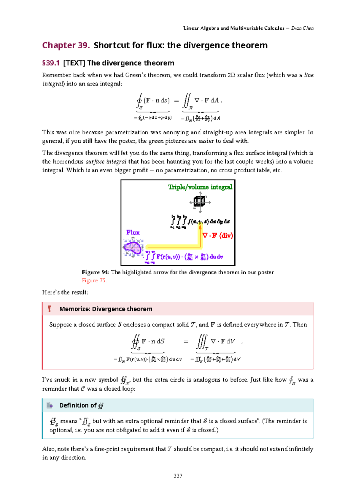 Linear Algebra and Multivariable Calculus Evan Chen Chapter 39 ...