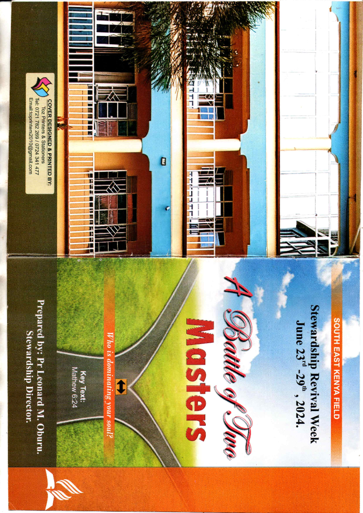 A Battle OF TWO Masters 0045 - SOUTH EAST KENYA FIELD Stewardship ...