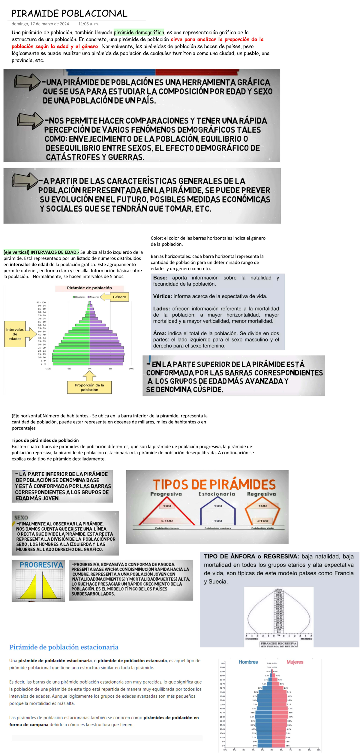 Estudio sobre la Pirámide Poblacional: Análisis Demográfico - Studocu