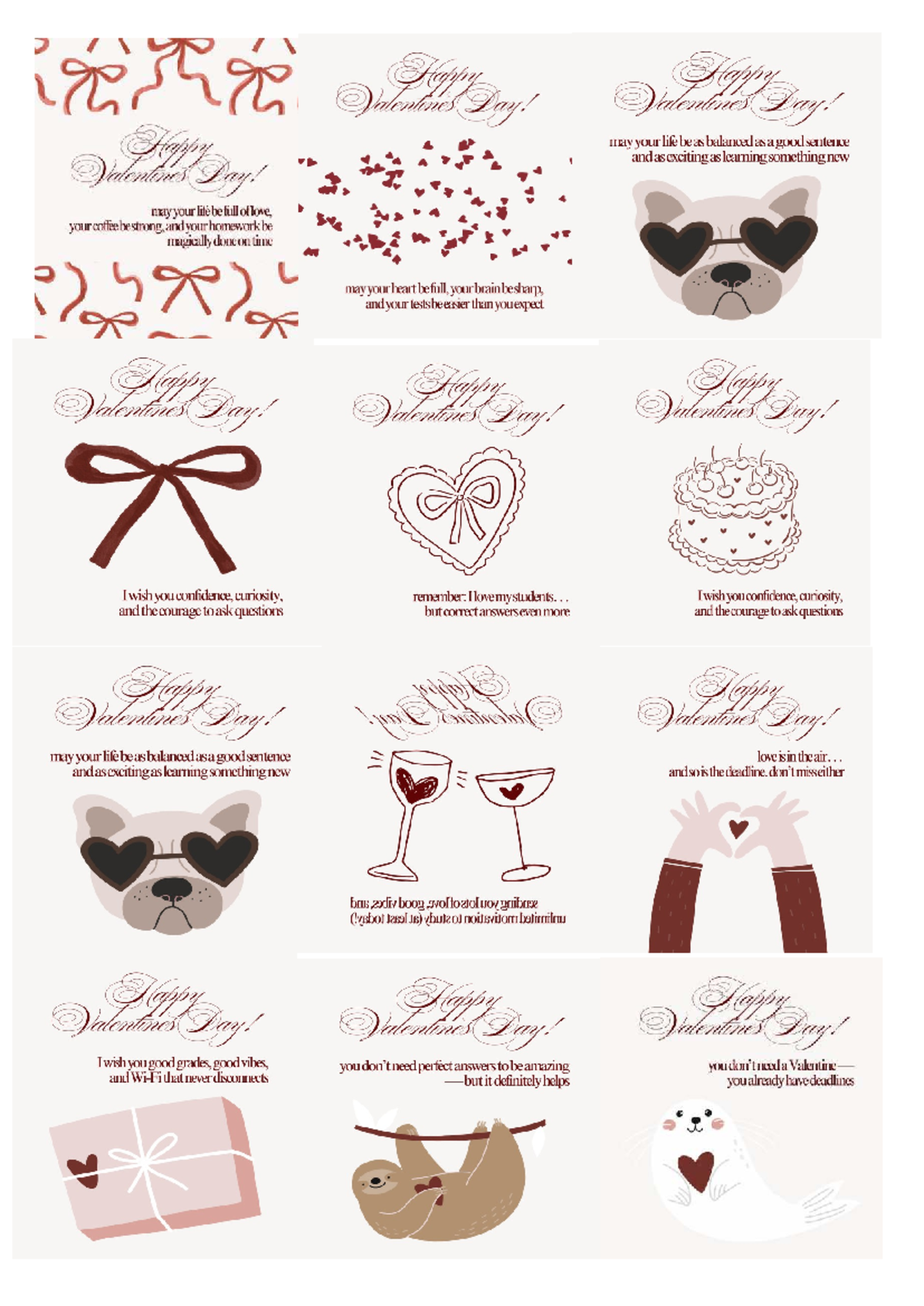 Valentine's Day Stickers: Love & Motivation for Students - Studocu