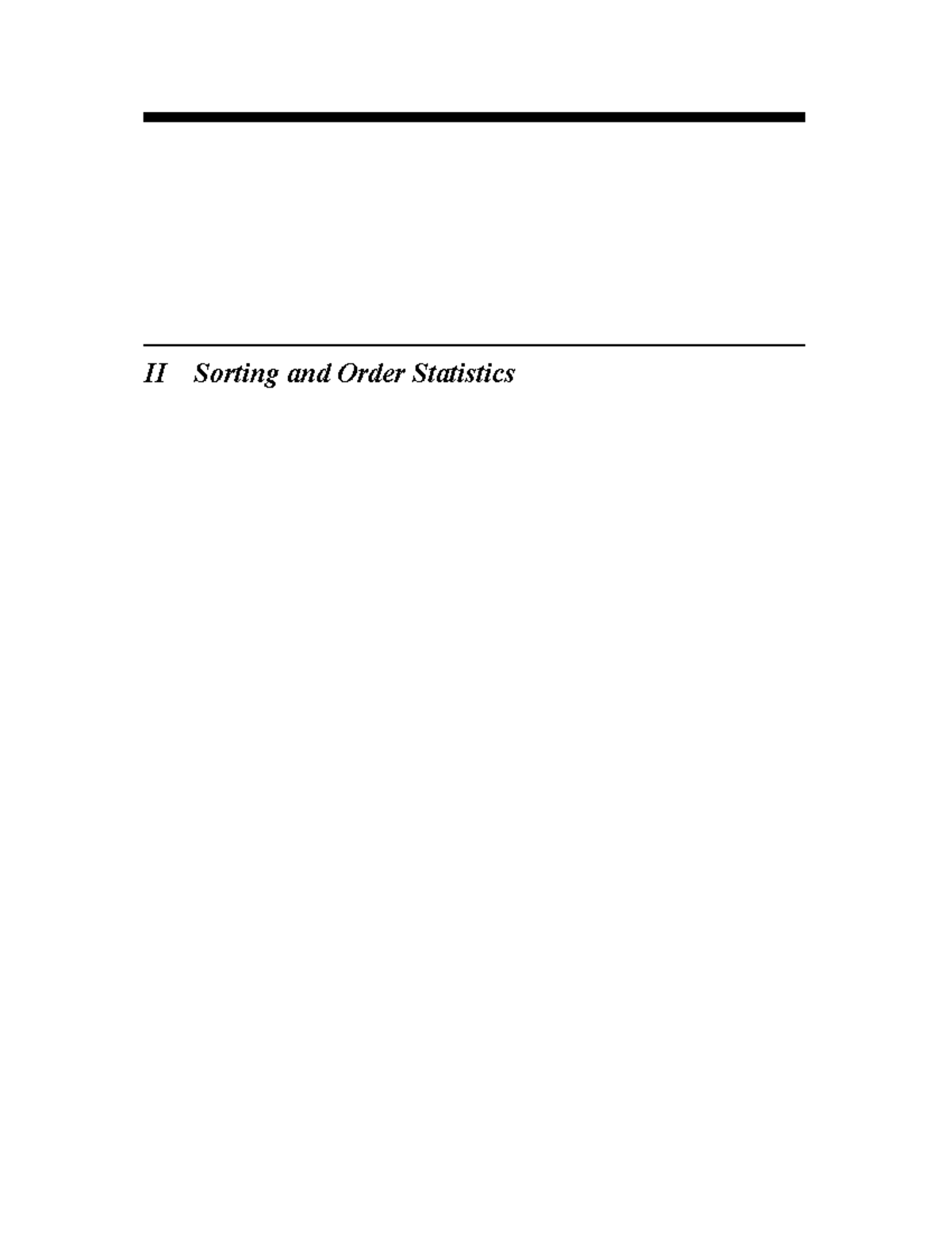 Sorting Algorithms and Order Statistics: An In-Depth Study (CS 101 ...