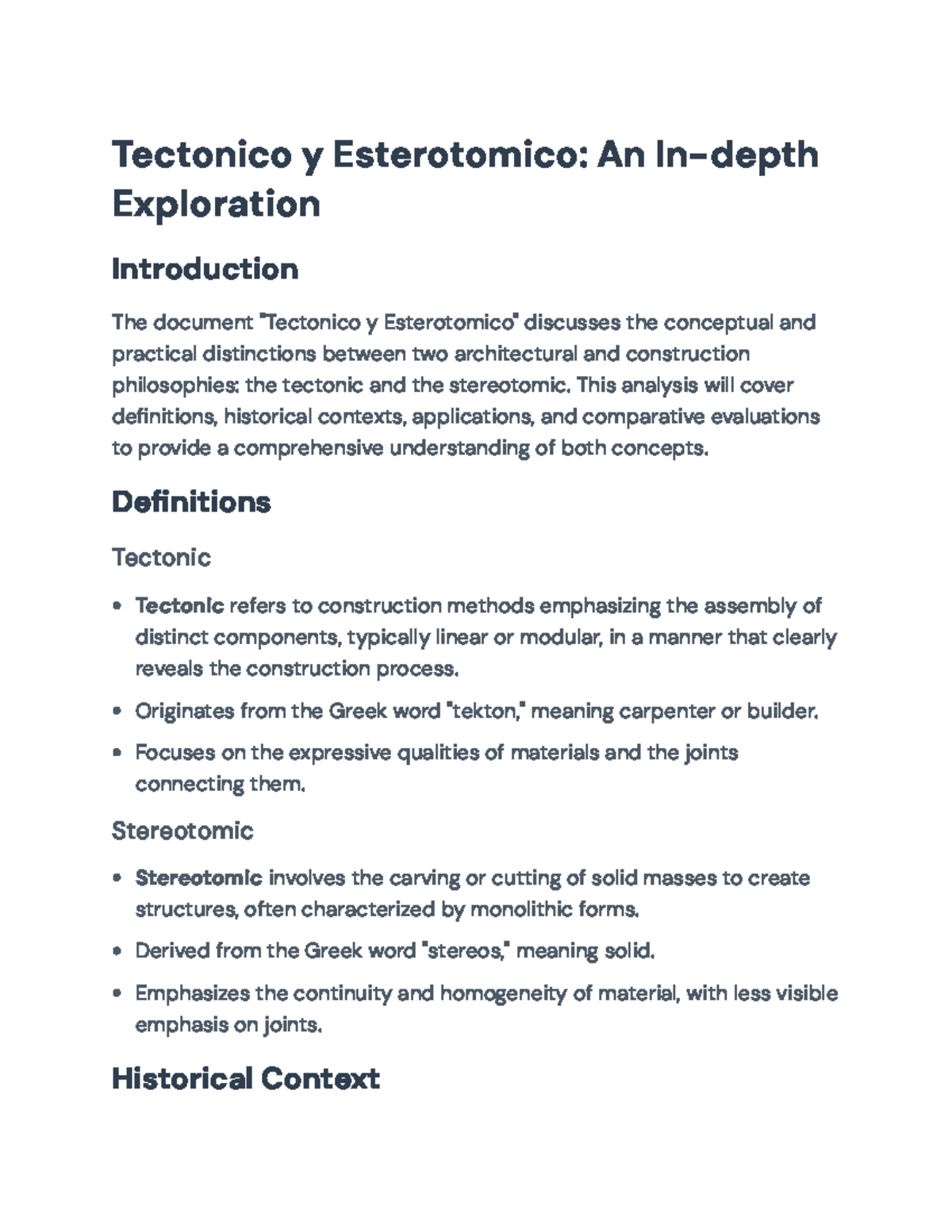 Tectonic vs. Stereotomic: A Comparative Analysis of Architectural ...