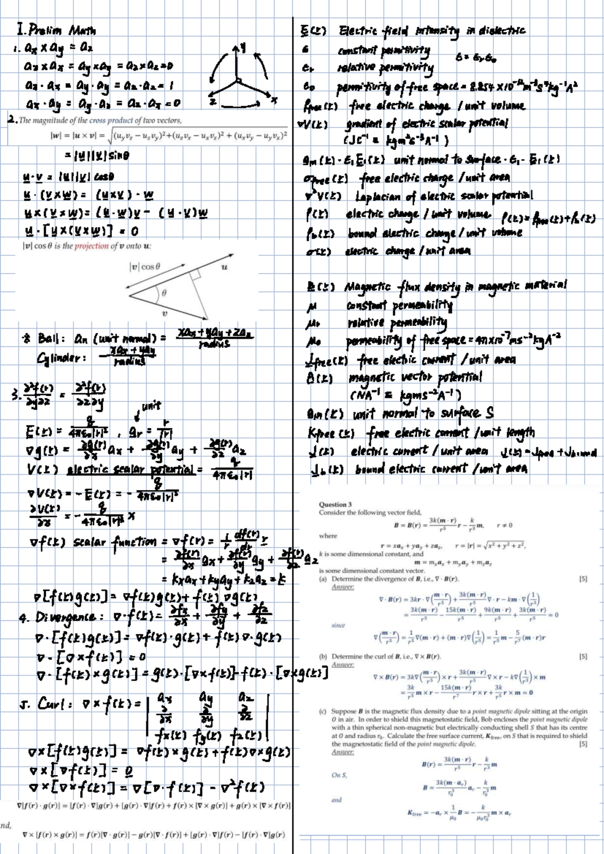 PC2020 Midterm Cheat Sheet: Electric Field Intensity & More - Studocu