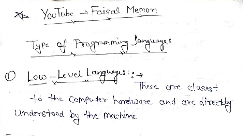 Java Programming Languages Overview - DAY 3 Notes - Studocu