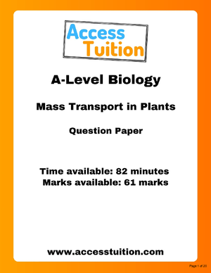 A2 Chemistry: Electrochemistry Booklet Answers and Notes - Studocu
