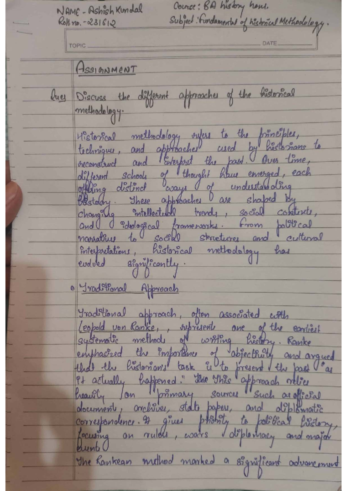 Assignment - N AMe Aghigh Kindal Qouee s KA hMr7 haud Analysis - Studocu