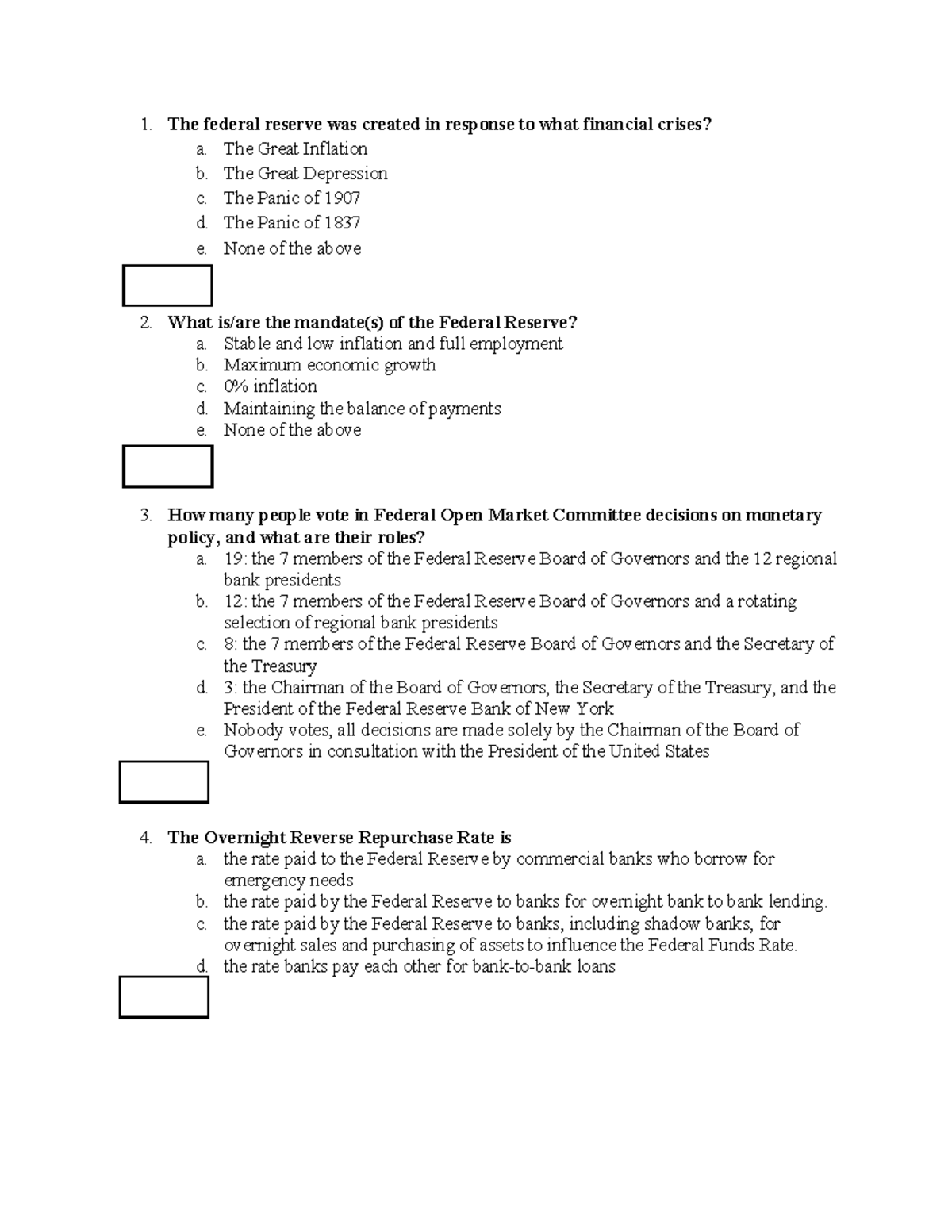 252 FA25 Final Exam: Federal Reserve Monetary Policy Insights - Studocu