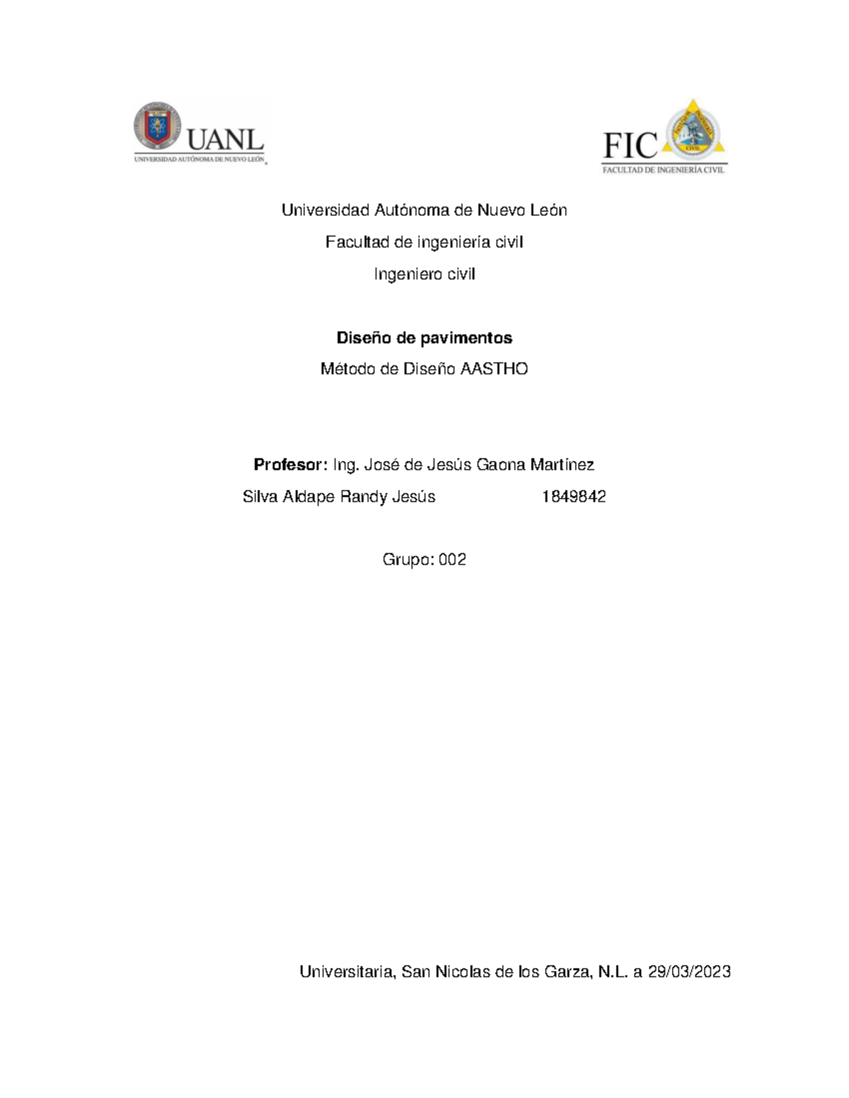 Métodos de Diseño de Pavimentos: AASHTO y su Evolución - Studocu