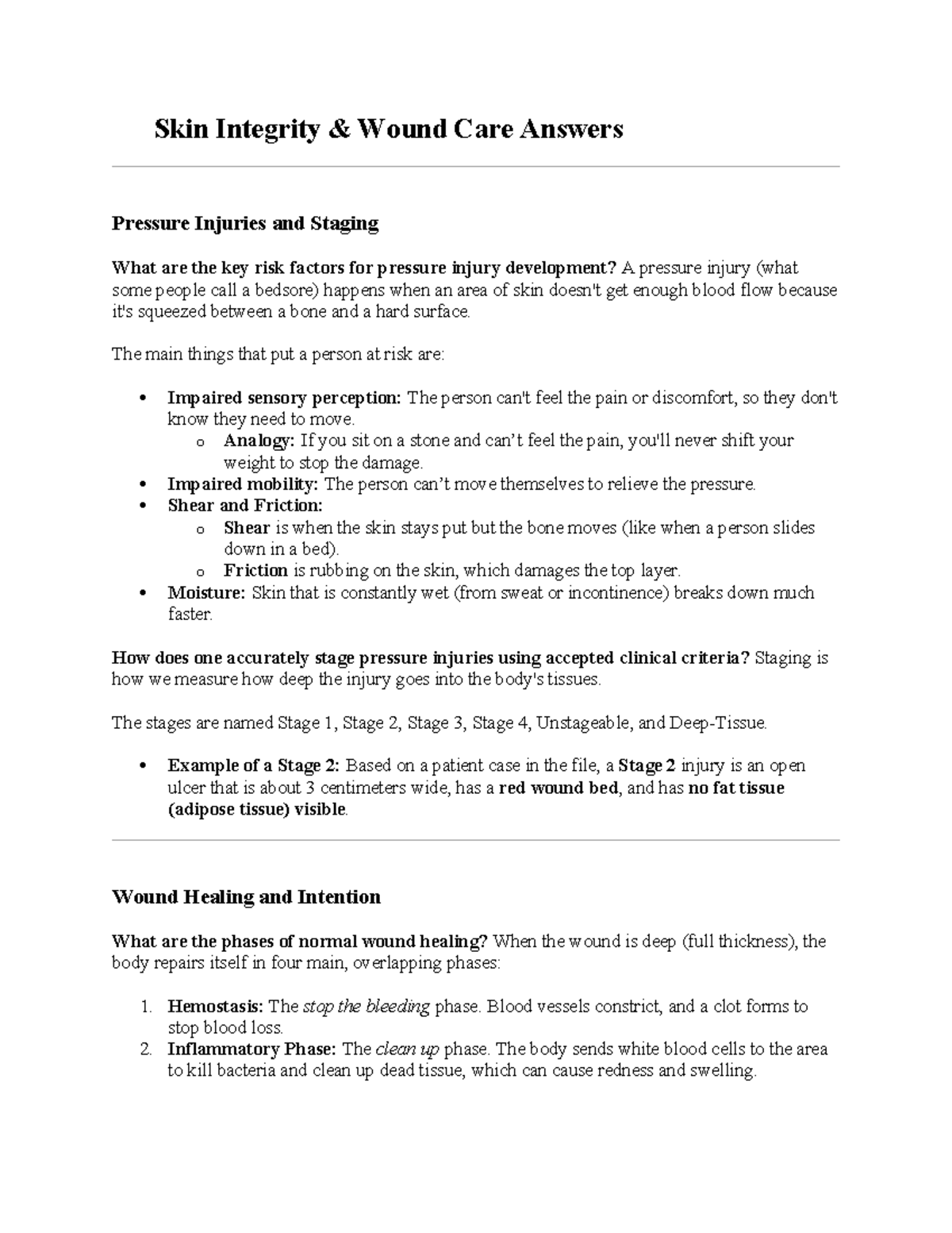 Skin Integrity & Hygiene: Key Factors in Wound Care & Risk Assessment ...