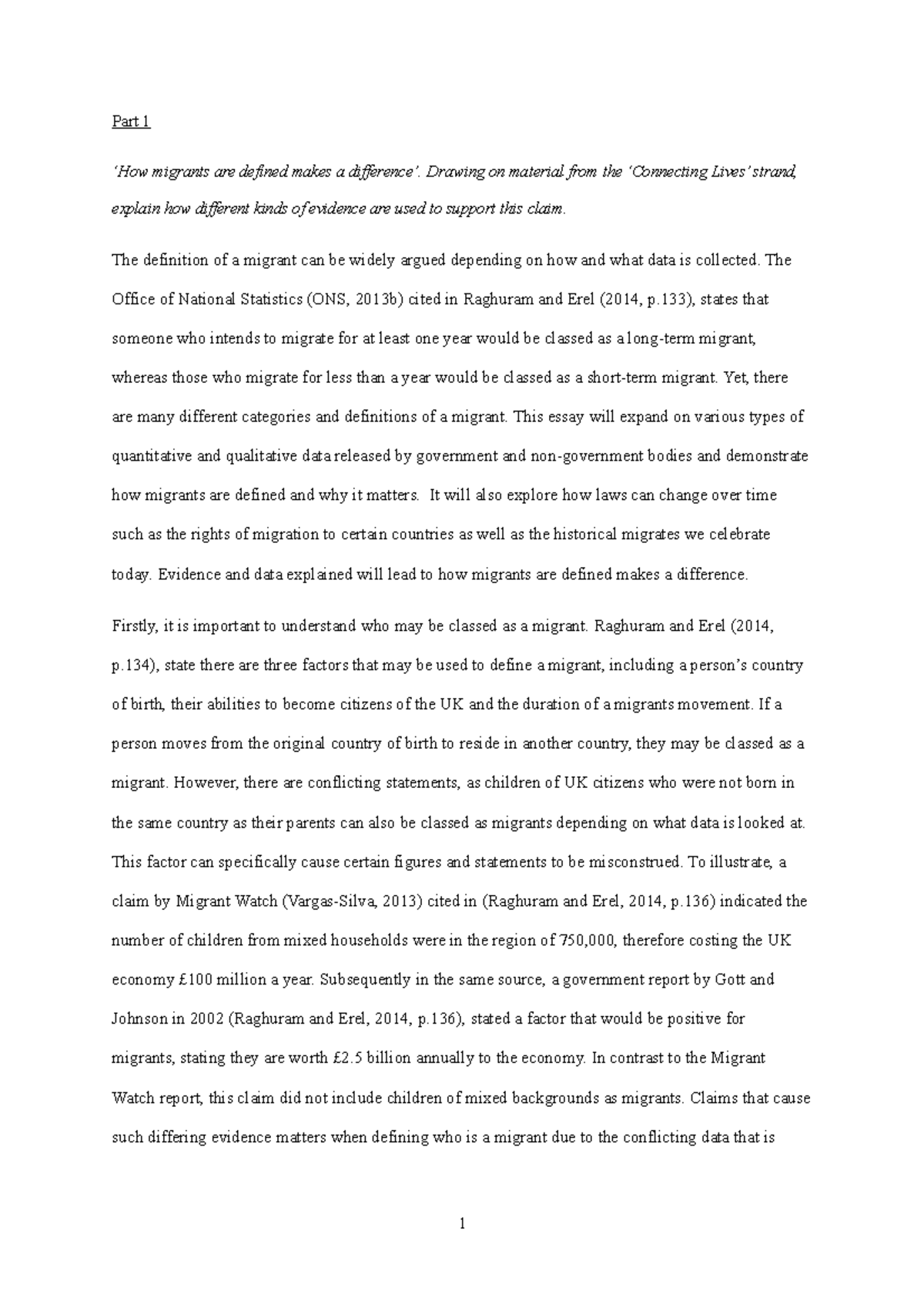 TMA04 - Understanding Migration Definitions: Social Sciences DD210 ...