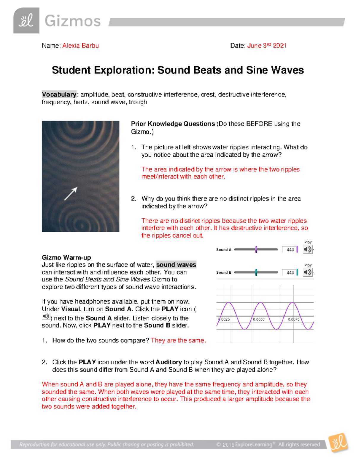 Sound Beats and Sine Waves Gizmo by Alexia B - Name: Alexia Barbu Date ...