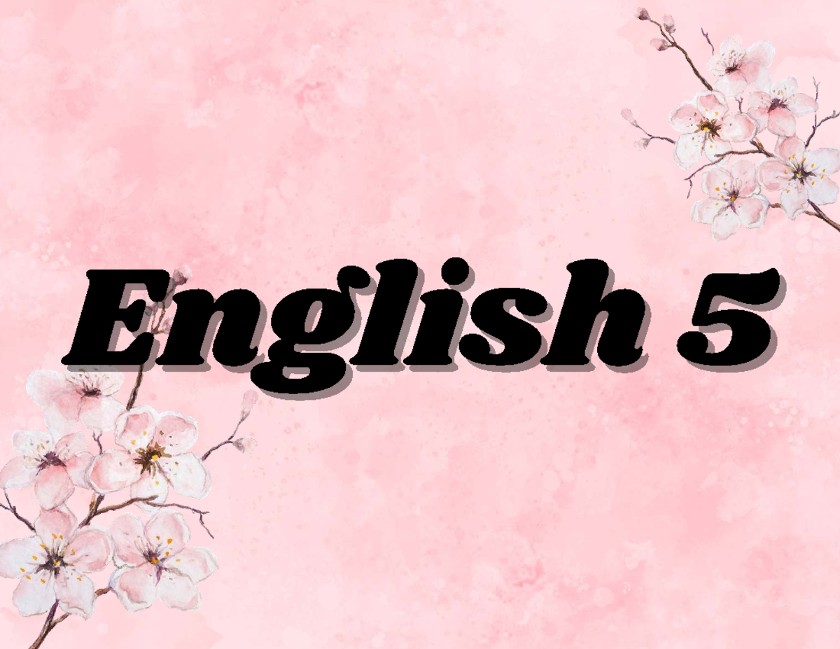 English 5 - Descriptive, Comparative & Superlative Adjectives Guide ...