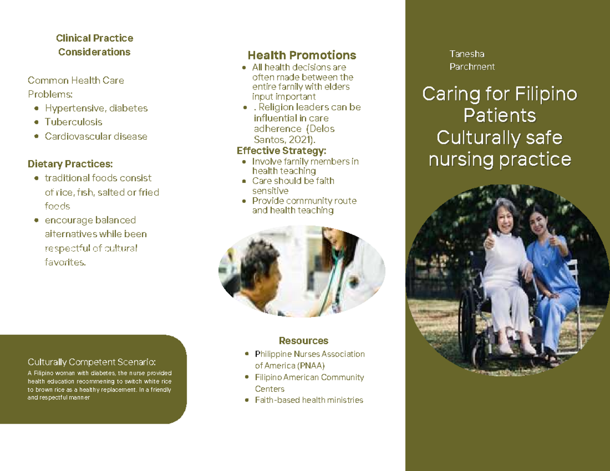 Culturally Competent Care for Filipino Patients: Health Strategies ...
