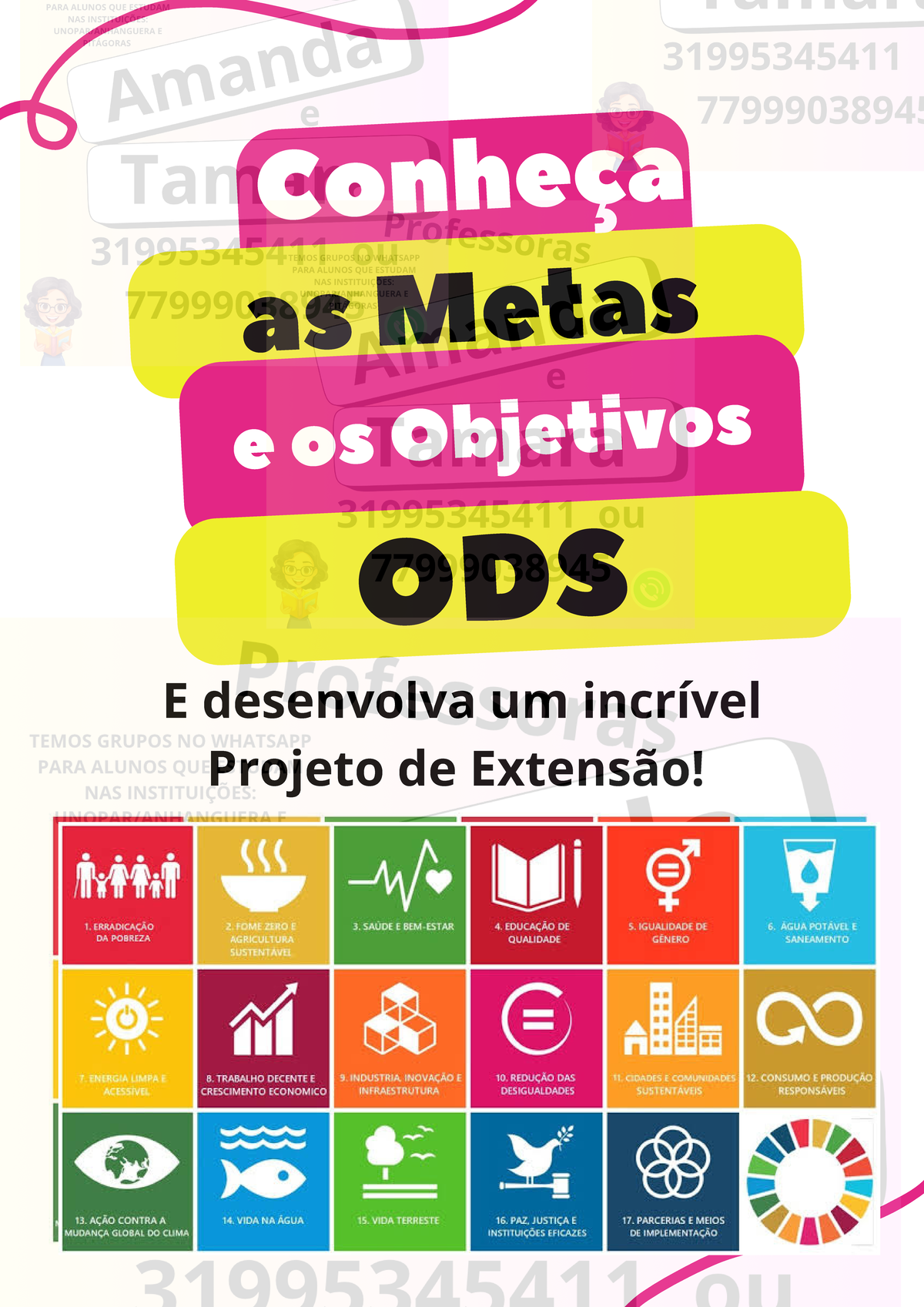 ODS - TEMA - Projeto de Extensão: Metas e Objetivos para 2030 - Studocu