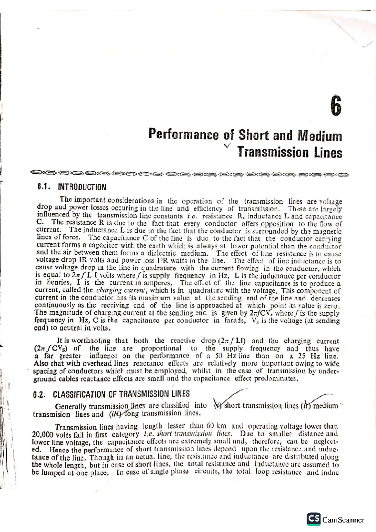 Performance Analysis of Short & Medium Transmission Lines (EE 101) - Studocu