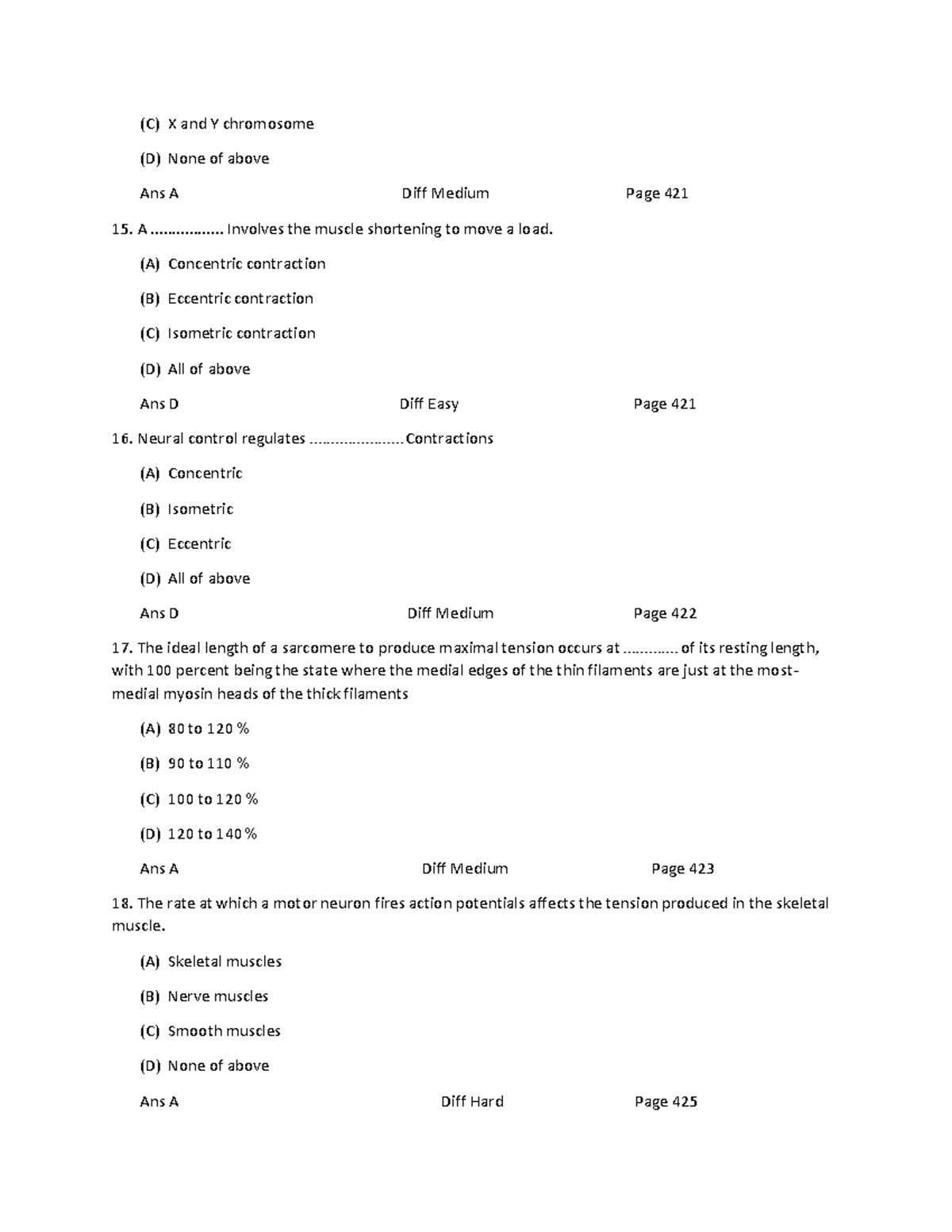 Test Bank for Anatomy and Physiology (AP 2nd Ed) - Chapter Questions ...
