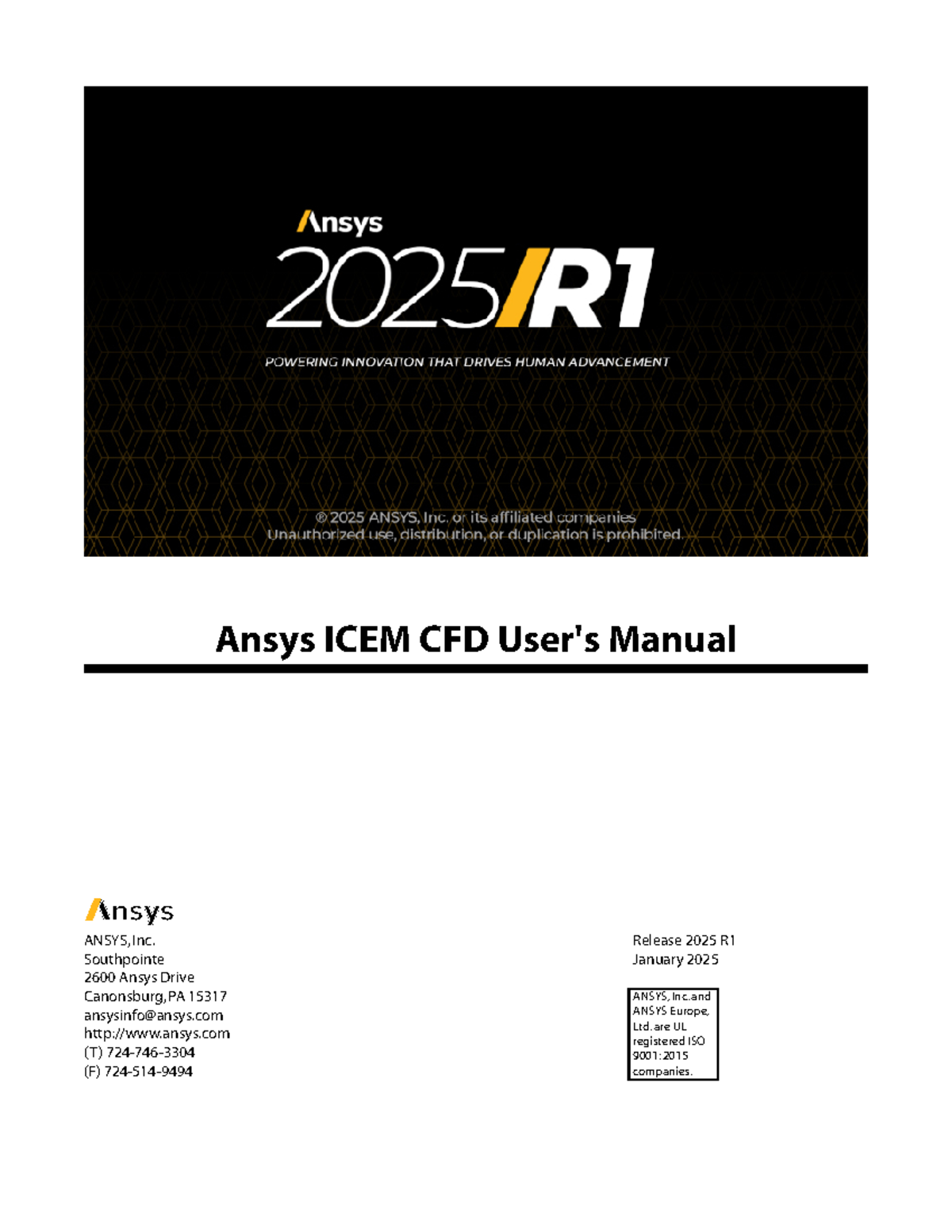 Ansys ICEM CFD Users Manual - Release 2025 R1 Guide - Studocu