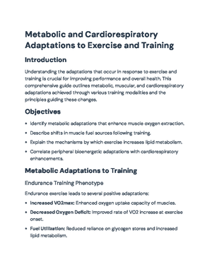 KINES 350 – Exercise Physiology Lecture Notes on Temperature Regulation ...