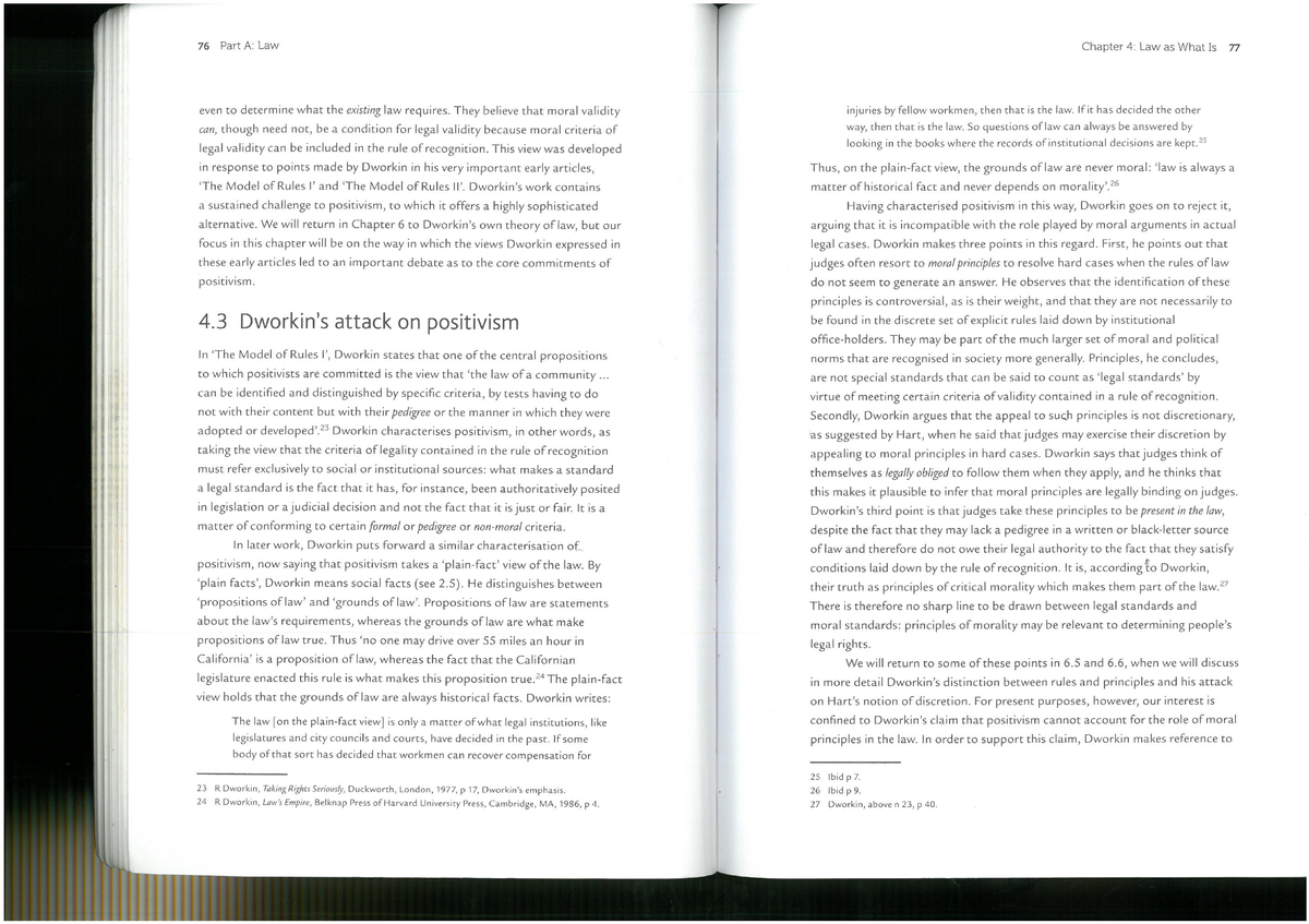 Law as What It Is - A Study of Denise Meyerson’s Perspectives - Studocu
