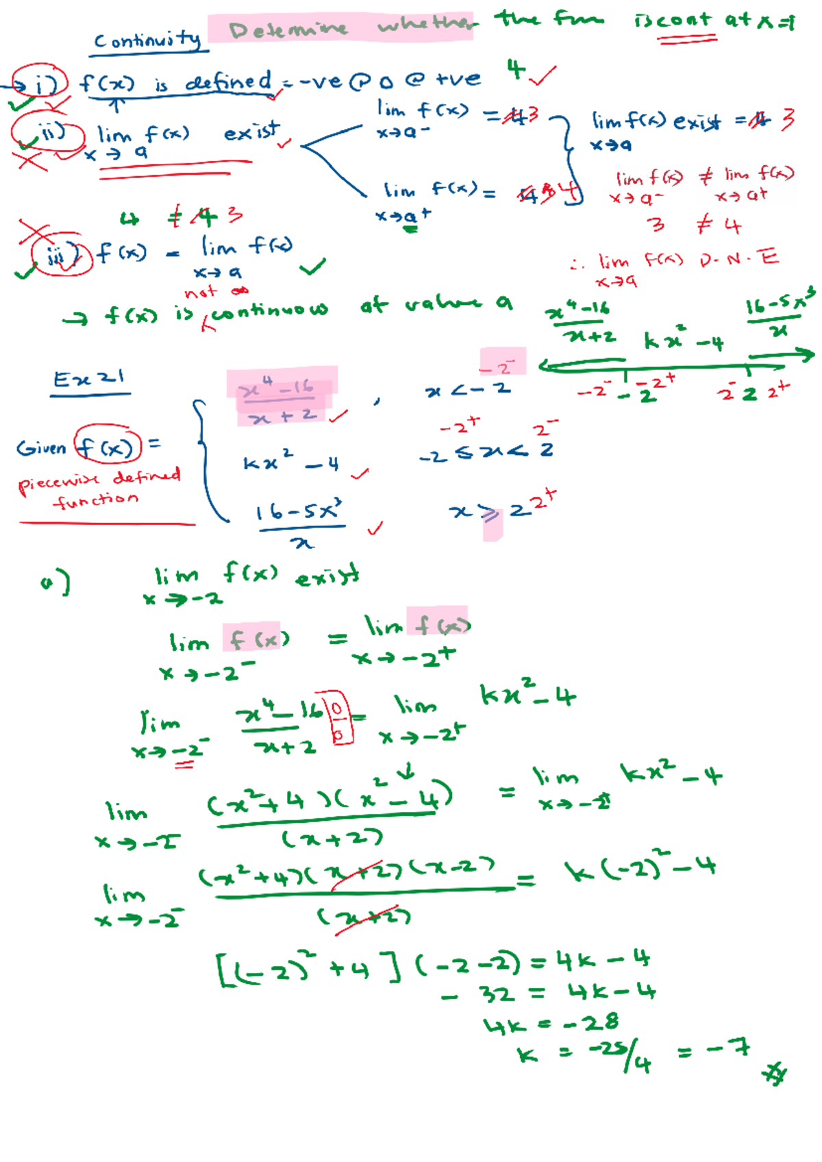 Lecture Notes on Continuity and Limits in MAT183 - Studocu