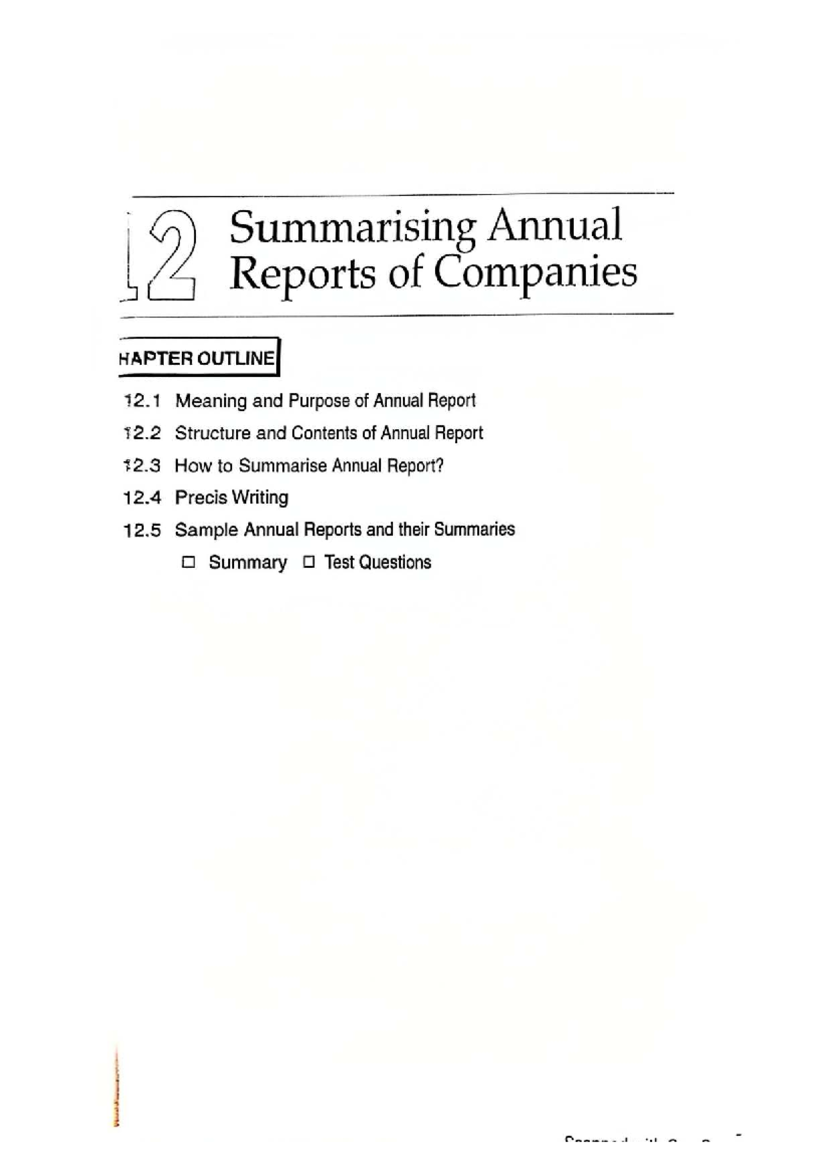 Summarising Annual Reports of Companies: A Guide (Basic Business ...