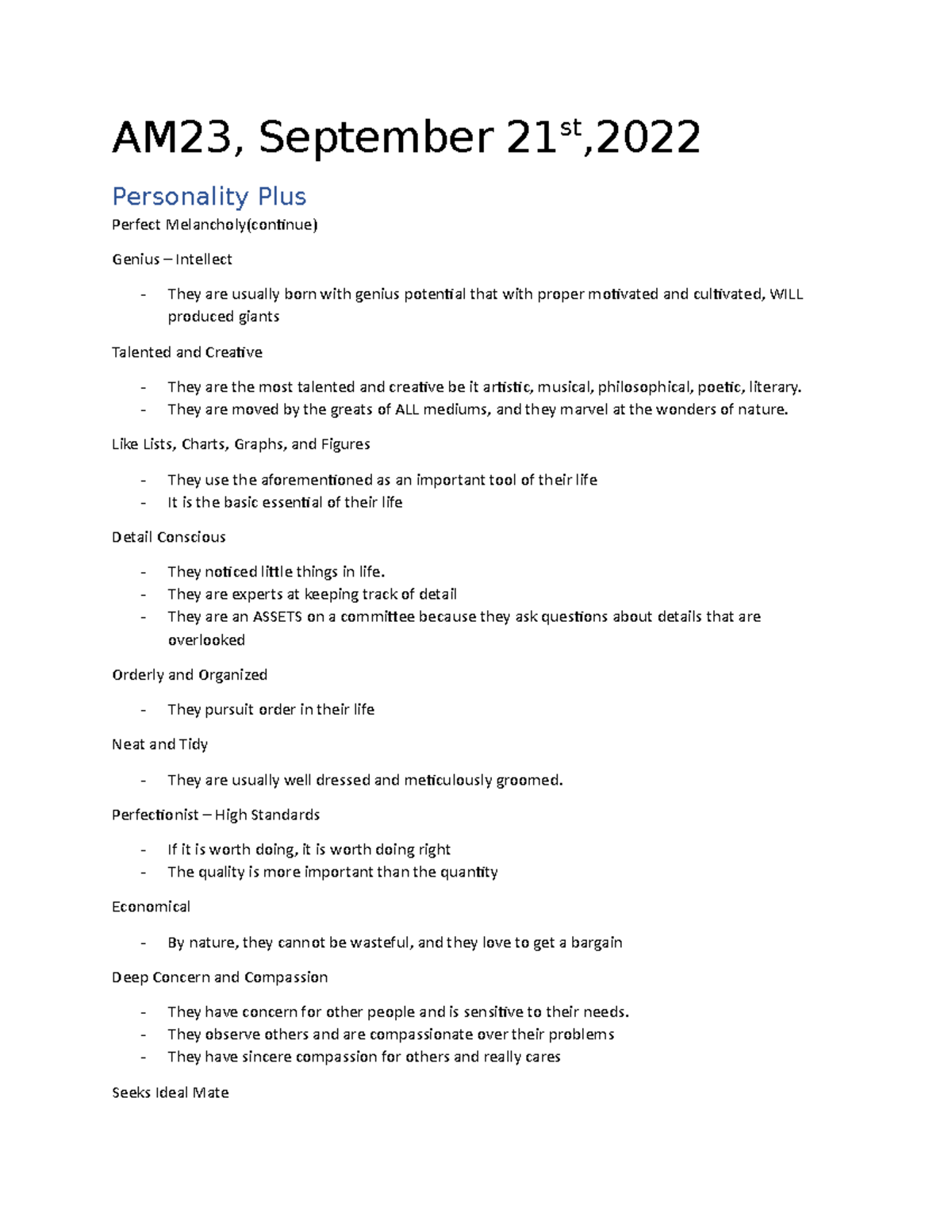 AM23 - This is my notes from WPC101 and not something else. If you want ...