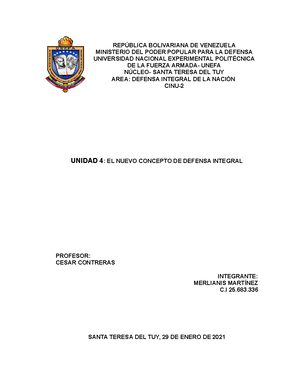 Fundamentos de la defensa integral de la nacion - REPÚBLICA BOLIVARIANA ...