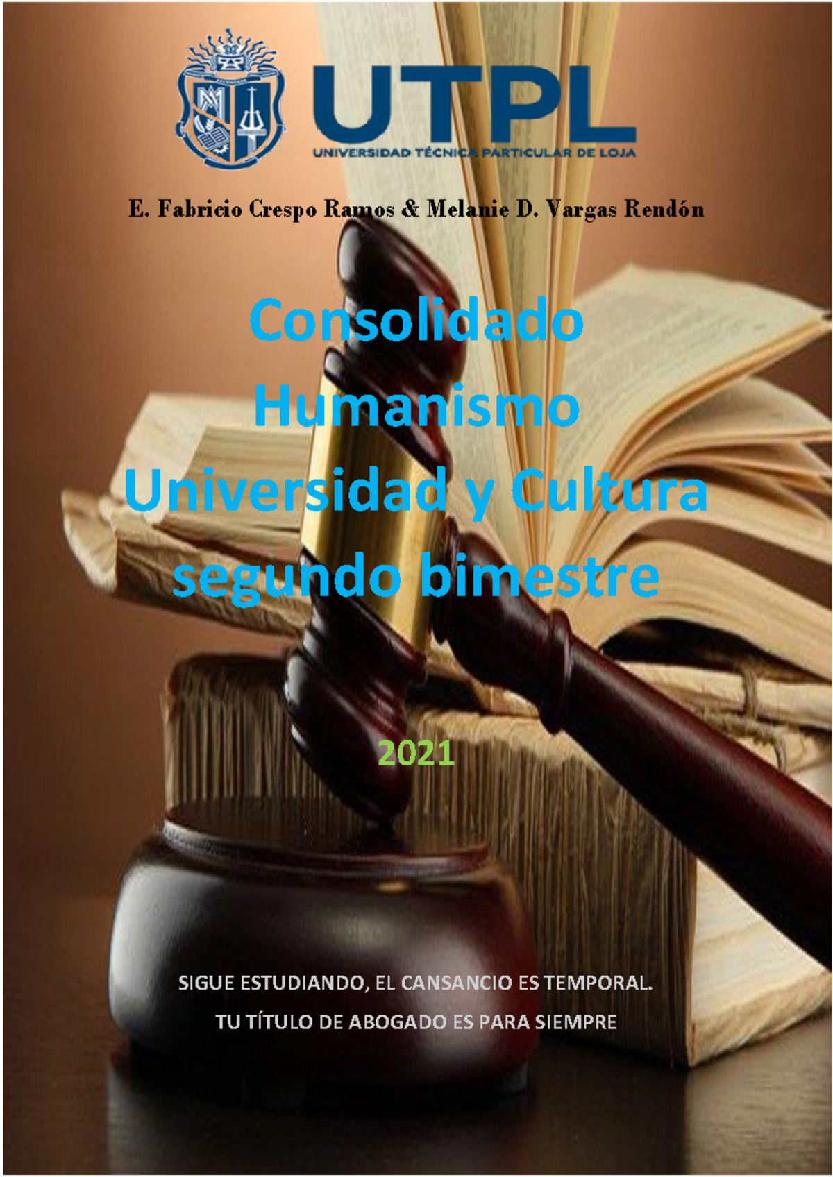 Humanismo Cuestionarios Examen final - E. Fabricio Crespo Ramos ...