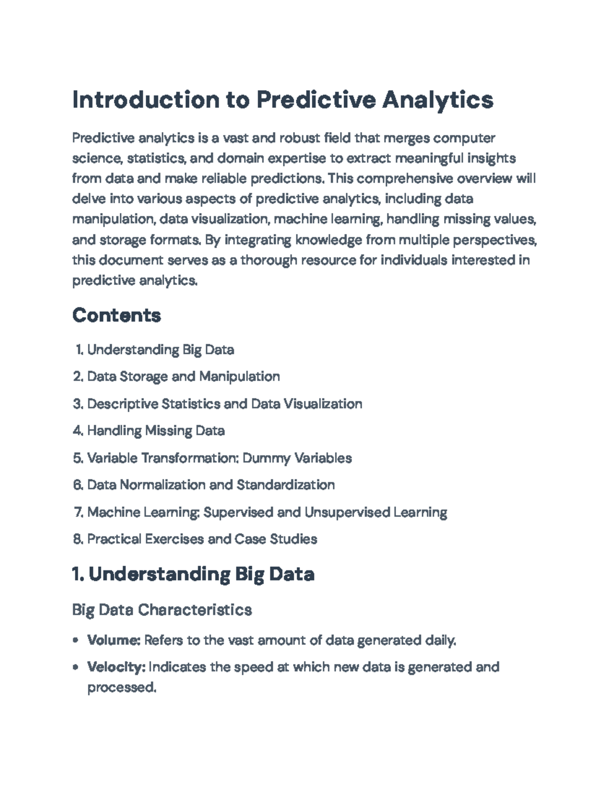 Predictive Analytics Overview: Techniques and Practical Insights ...