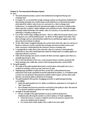 CHAPTER 2 INTERNATIONAL MONETARY SYSTEM SUGGESTED ANSWERS AND SOLUTIONS ...