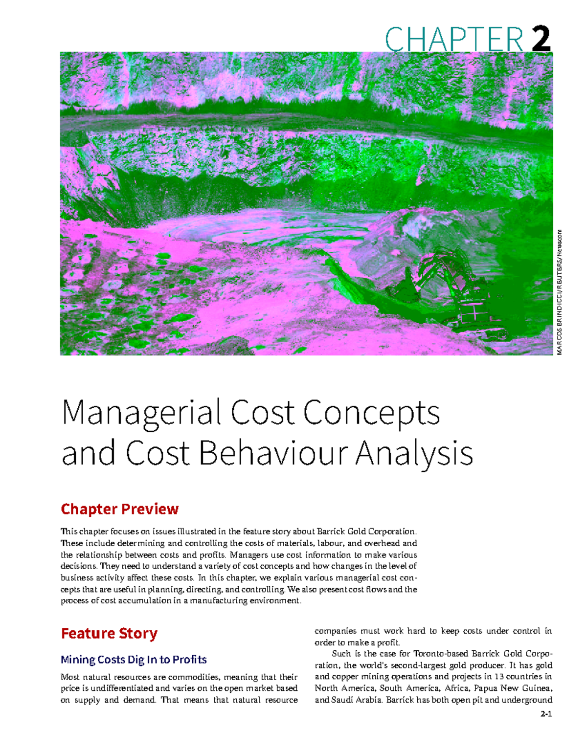 MARCOS CH 2 Managerial Cost Concepts & Cost Behaviour Analysis Notes ...