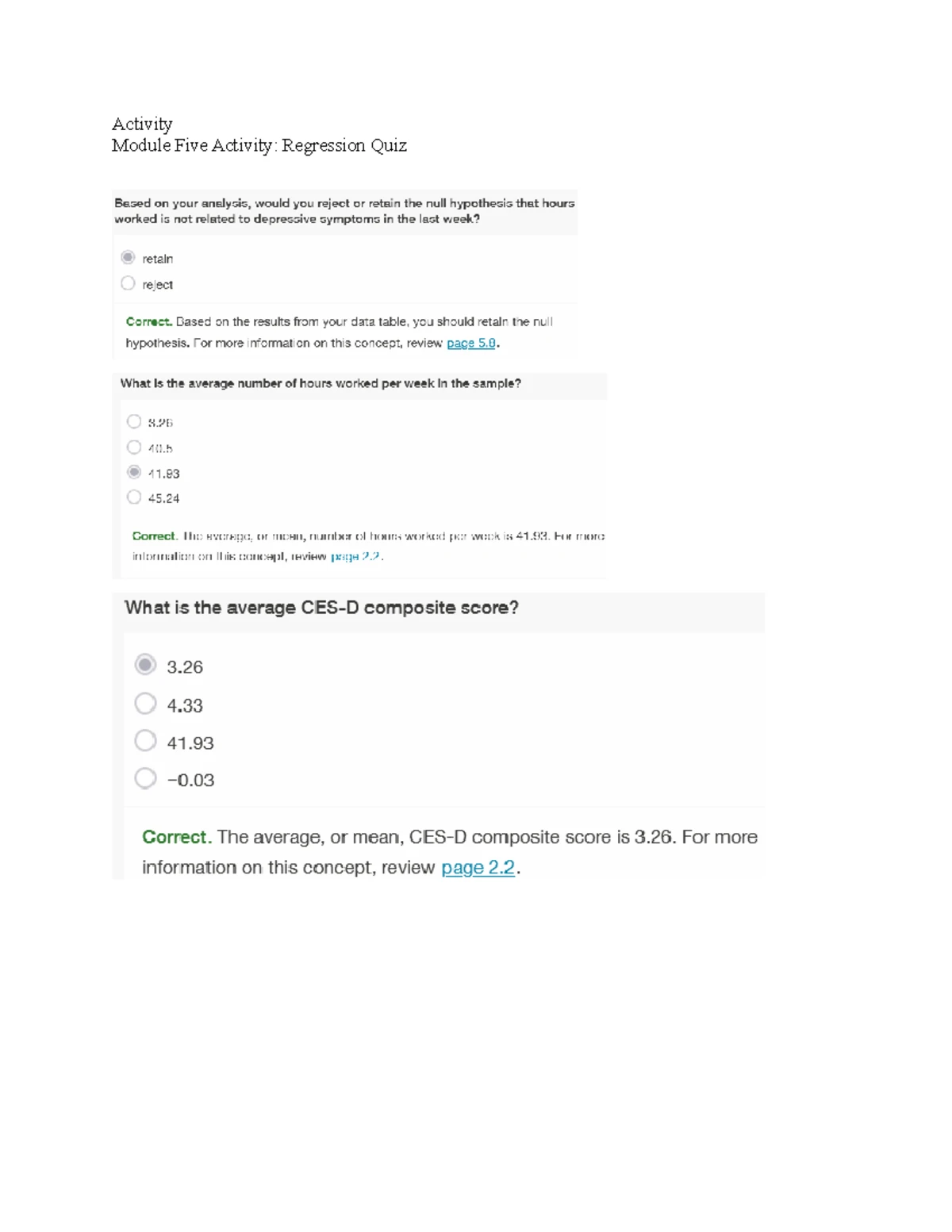 PSY 260 Module Six Soomo Webtext Answers and Chi-Square Quiz - PSY 260 ...