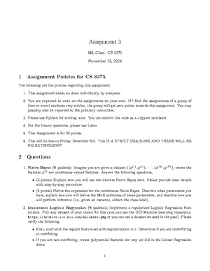 Lecture notes - Unsupervised Learning Algorithms - Notes - Unsupervised ...