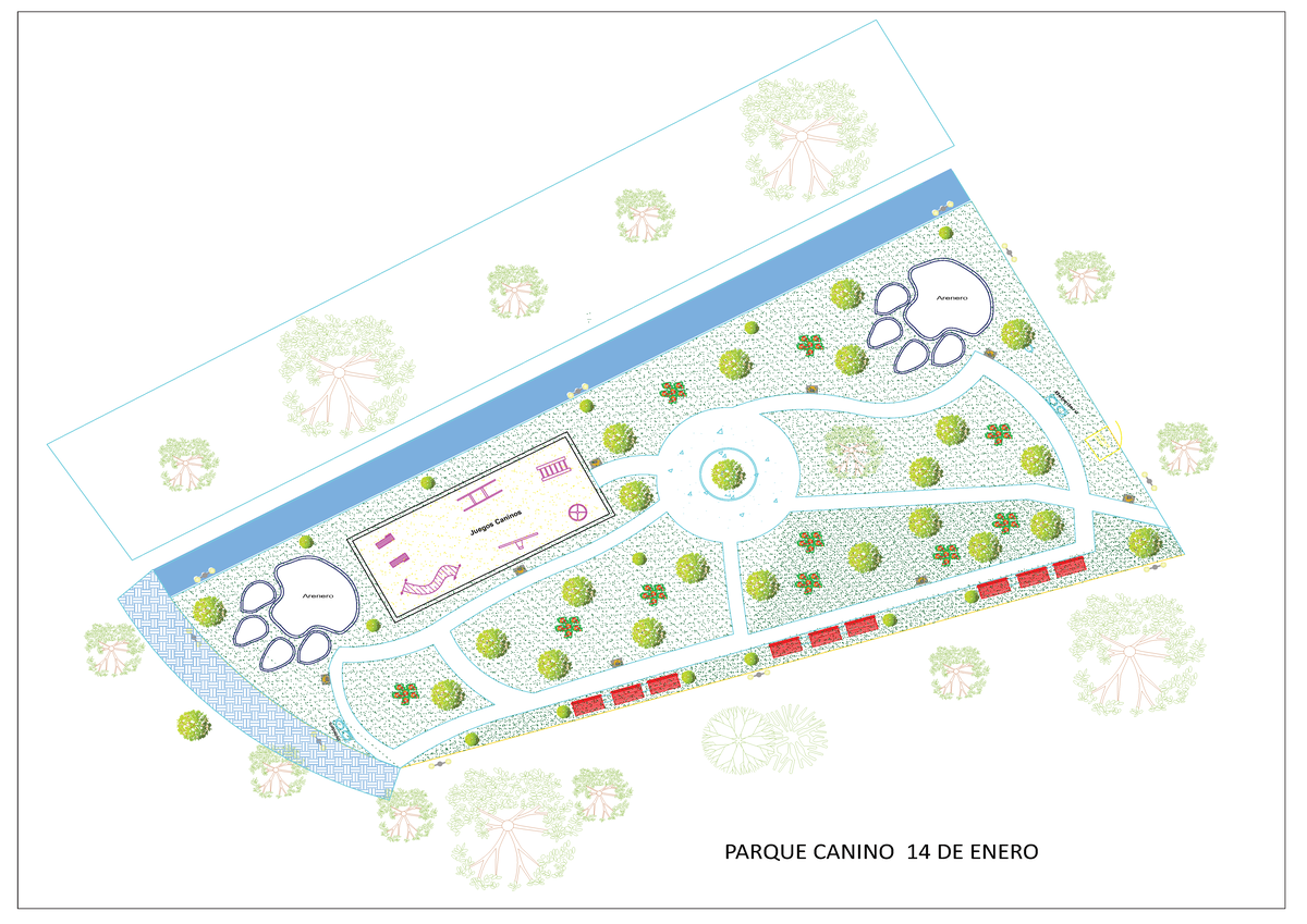 Parque Canino 14 DE Enero - Diseño Arquitectónico 2 - PARQUE CANINO 14 ...