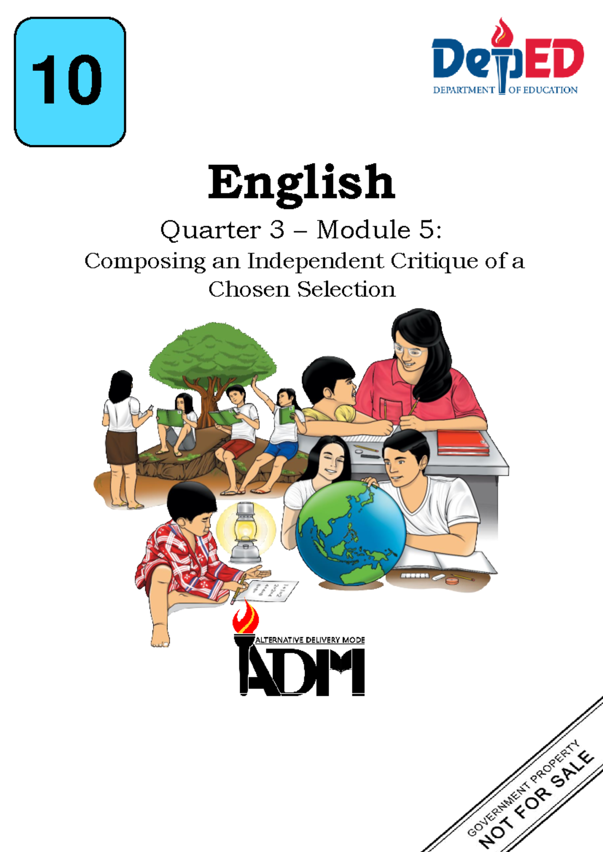 English 10 Q3: Independent Critique Writing Module 5 - Studocu