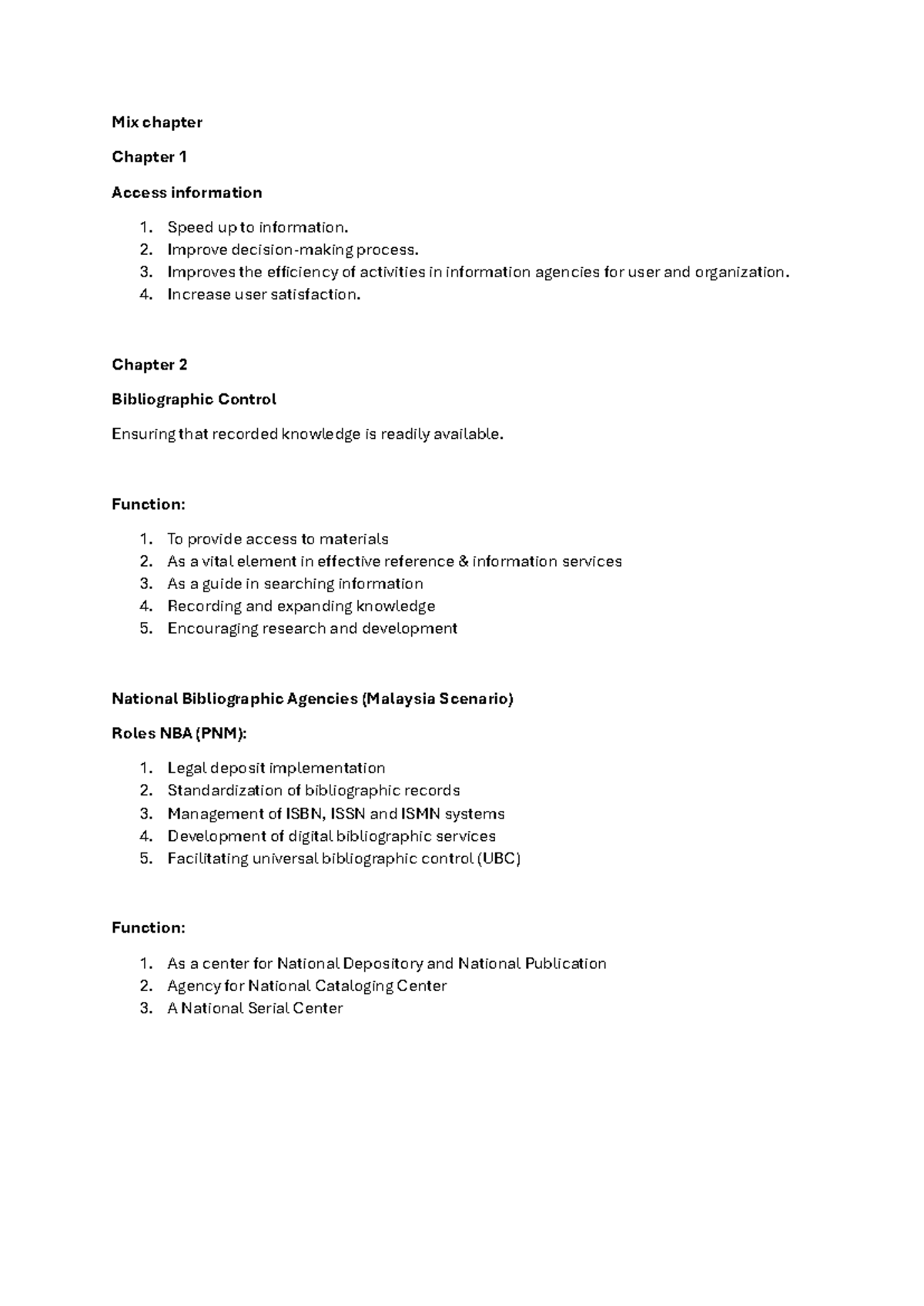 IMC151 - Chapter Overview: Access, Bibliographic Control, Indexing, and ...