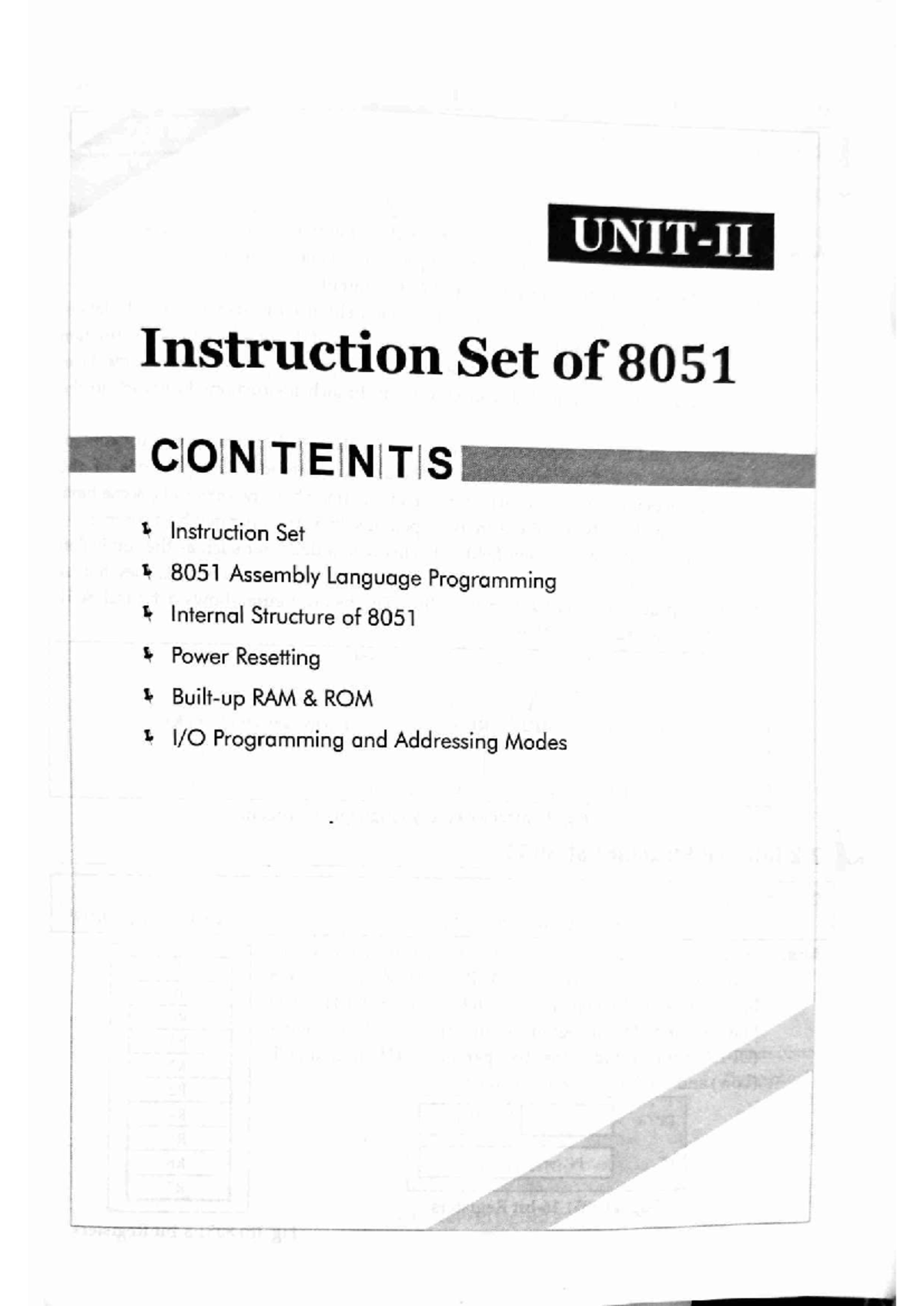 Instruction Set of 8051: Assembly Language Programming and Addressing Modes - Studocu