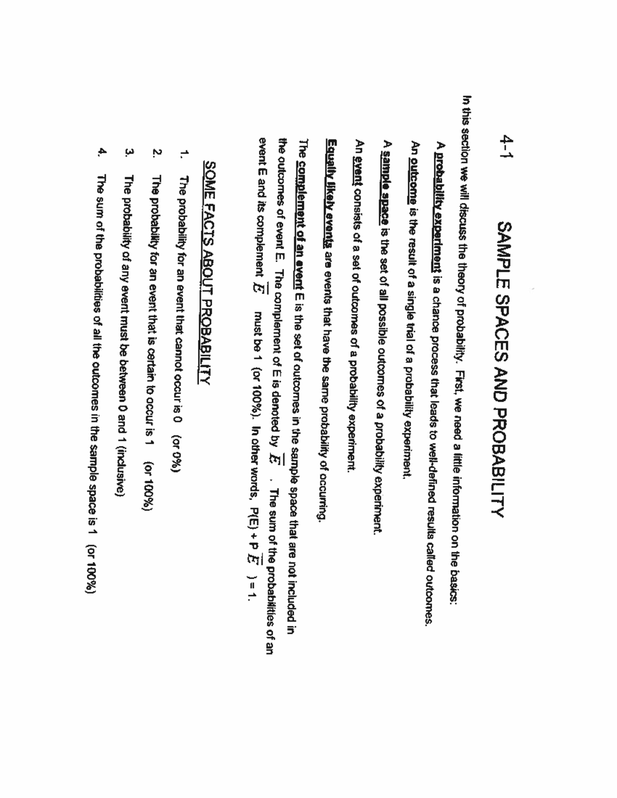 Probability Theory and Sample Spaces for C101 Final Exam - Studocu