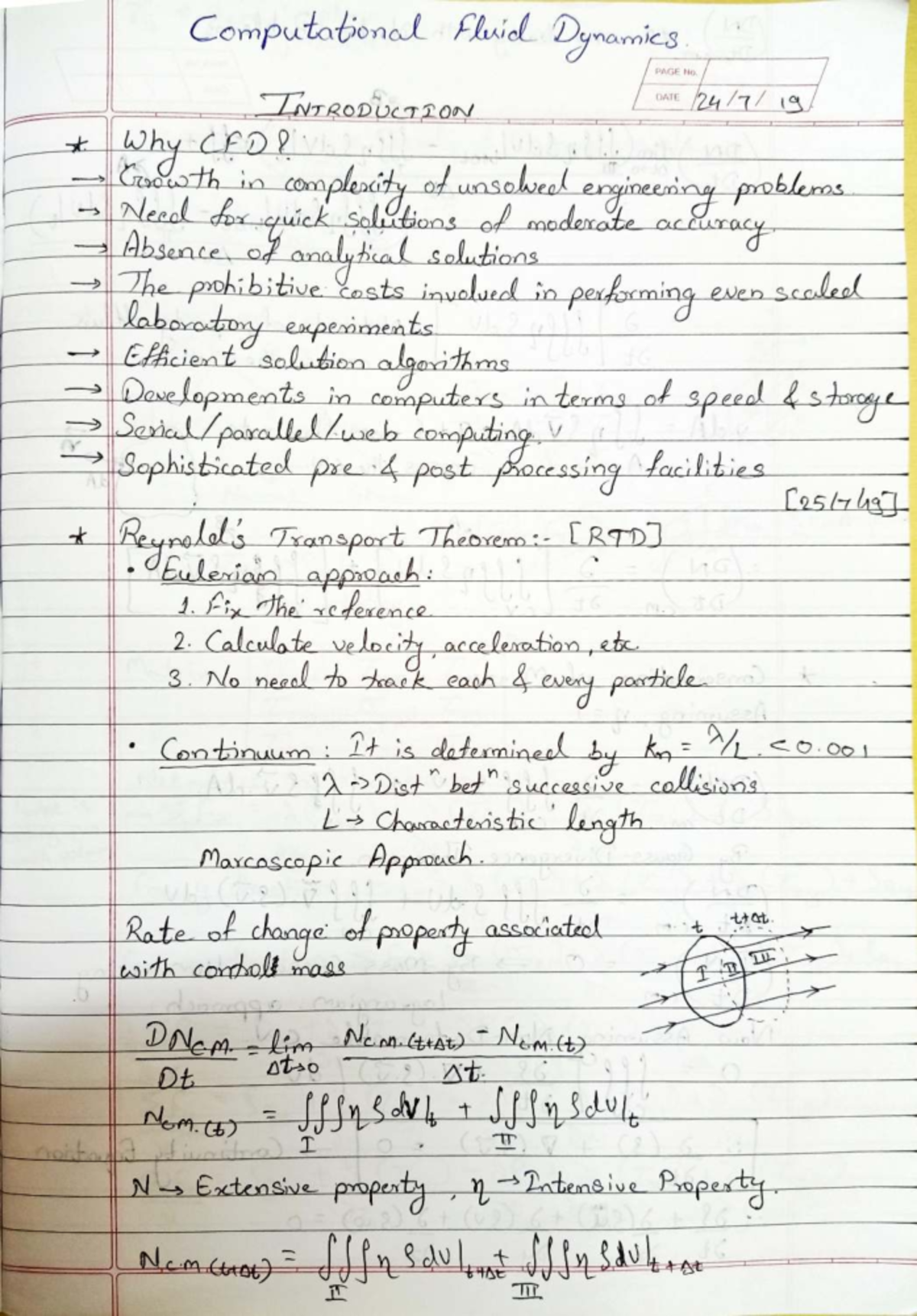CFD 101: Comprehensive Notes on Computational Fluid Dynamics - Studocu