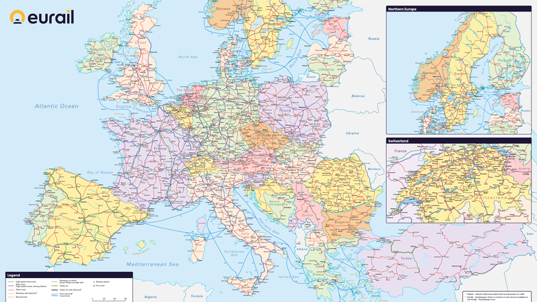 Eurail Map 2025: Comprehensive Travel Guide - Studocu