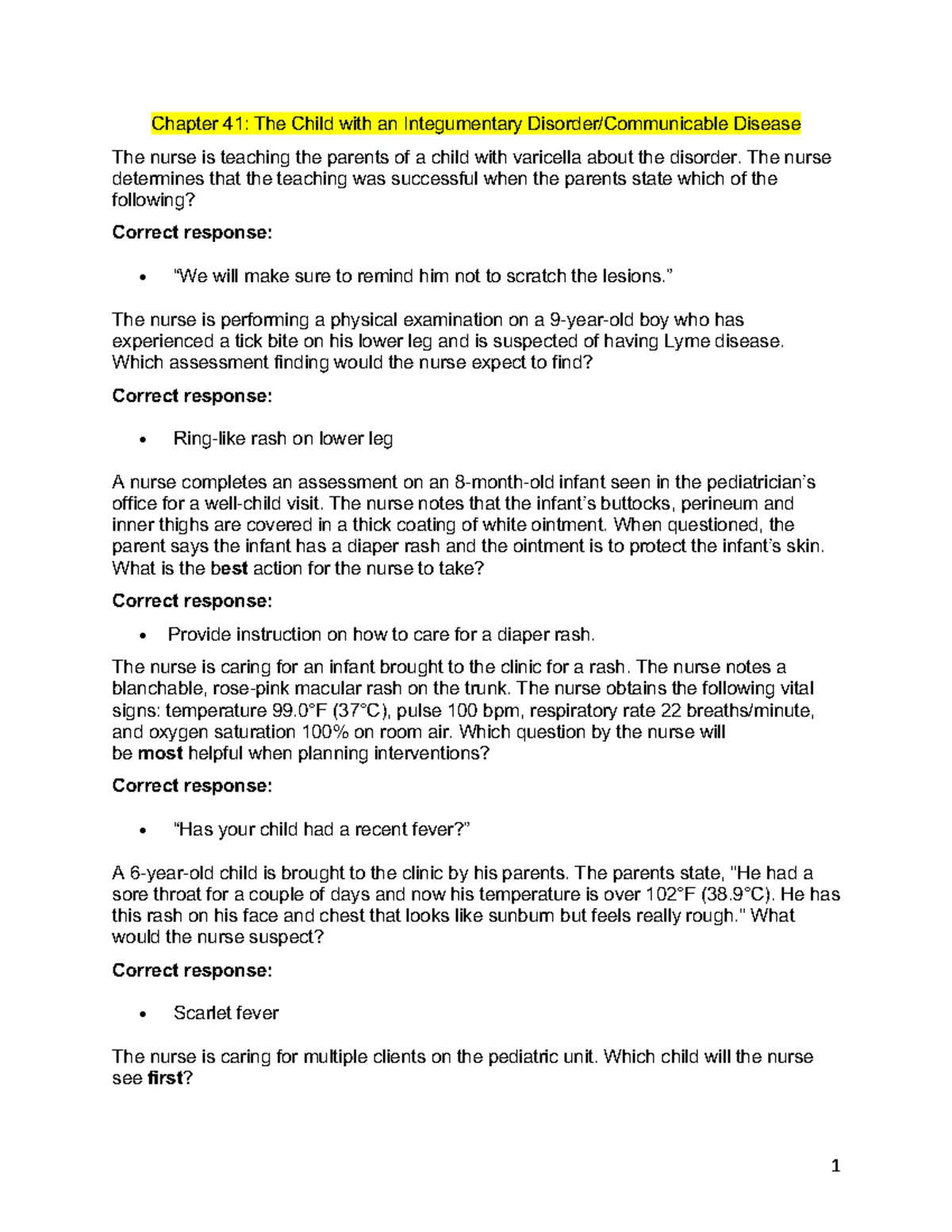 Chapter 28- Assessment of the Child (Data Collection) - The nurse ...