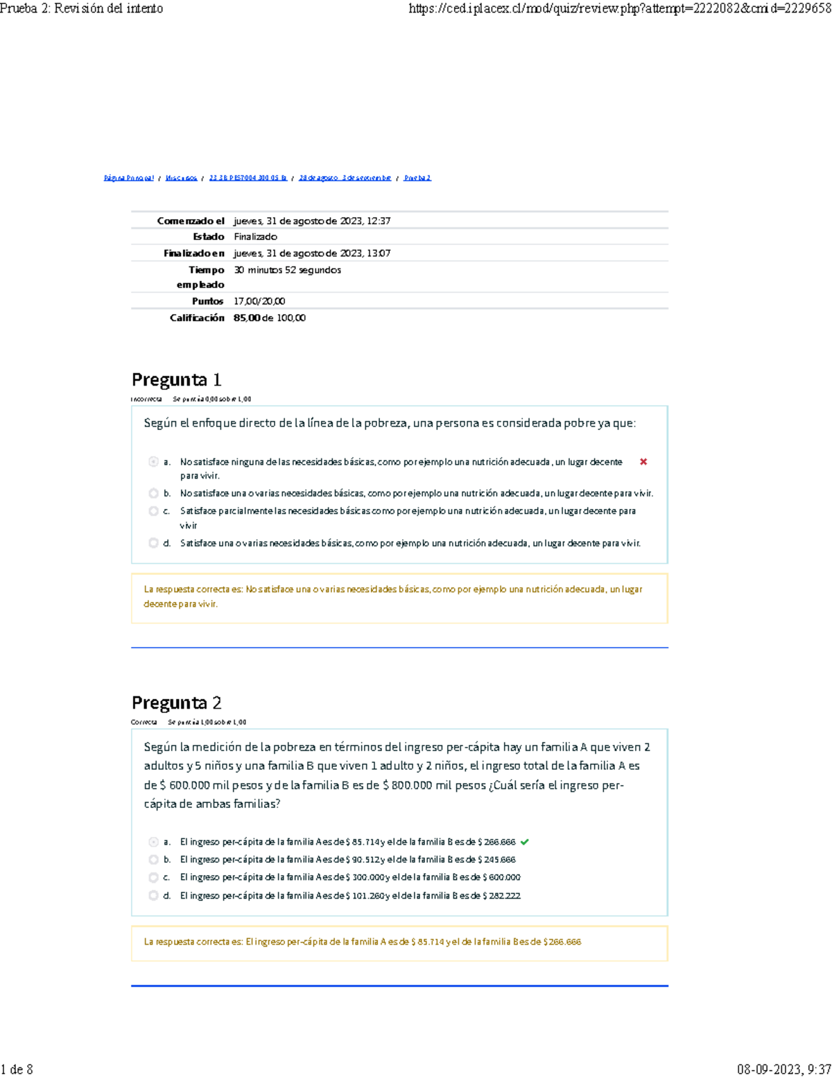 Prueba 2: Análisis de la Pobreza - 23-3B-PES7004-300-05-BI - Studocu