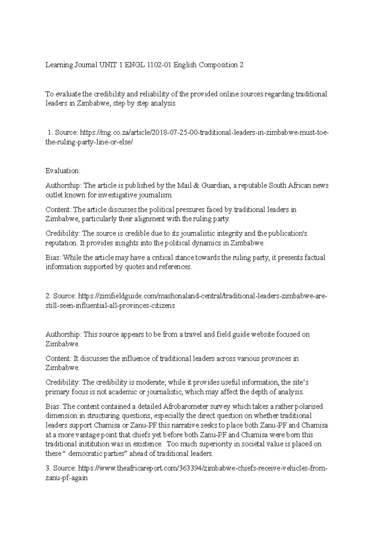 Learning Journal UNIT 1 ENGL 1102 - Learning Journal UNIT 1 ENGL 1102 ...