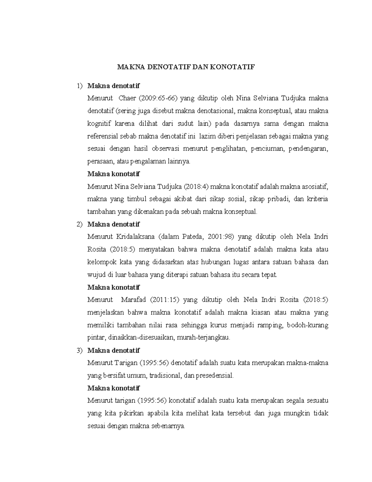 Makna Denotatif dan Konotatif dalam Linguistik: Analisis dan Contoh ...