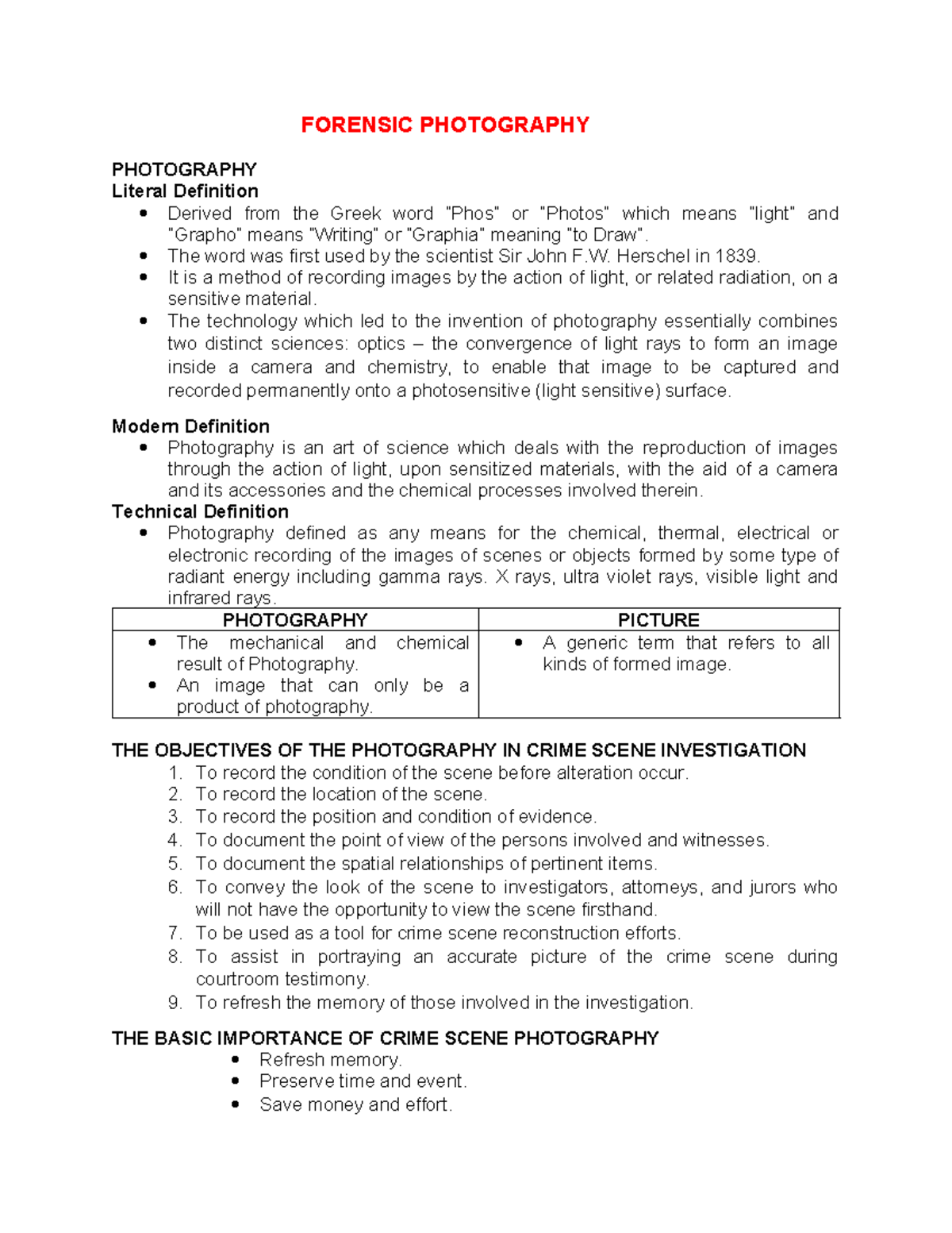 Forensic Photography: Guidelines for Admissibility of Evidence in Court ...